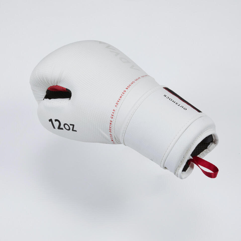 Ergonomic Boxing Gloves 120 - White OUTSHOCK | Decathlon