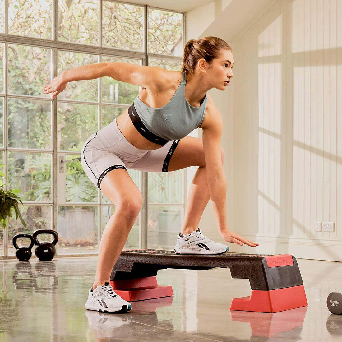 STEP REEBOK PRETO/VERMELHO REEBOK - Decathlon