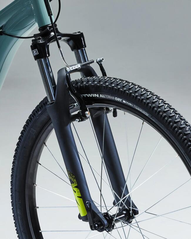 Kids' 26" 9-12 Years Mountain Bike ST 500 - Khaki ROCKRIDER | Decathlon