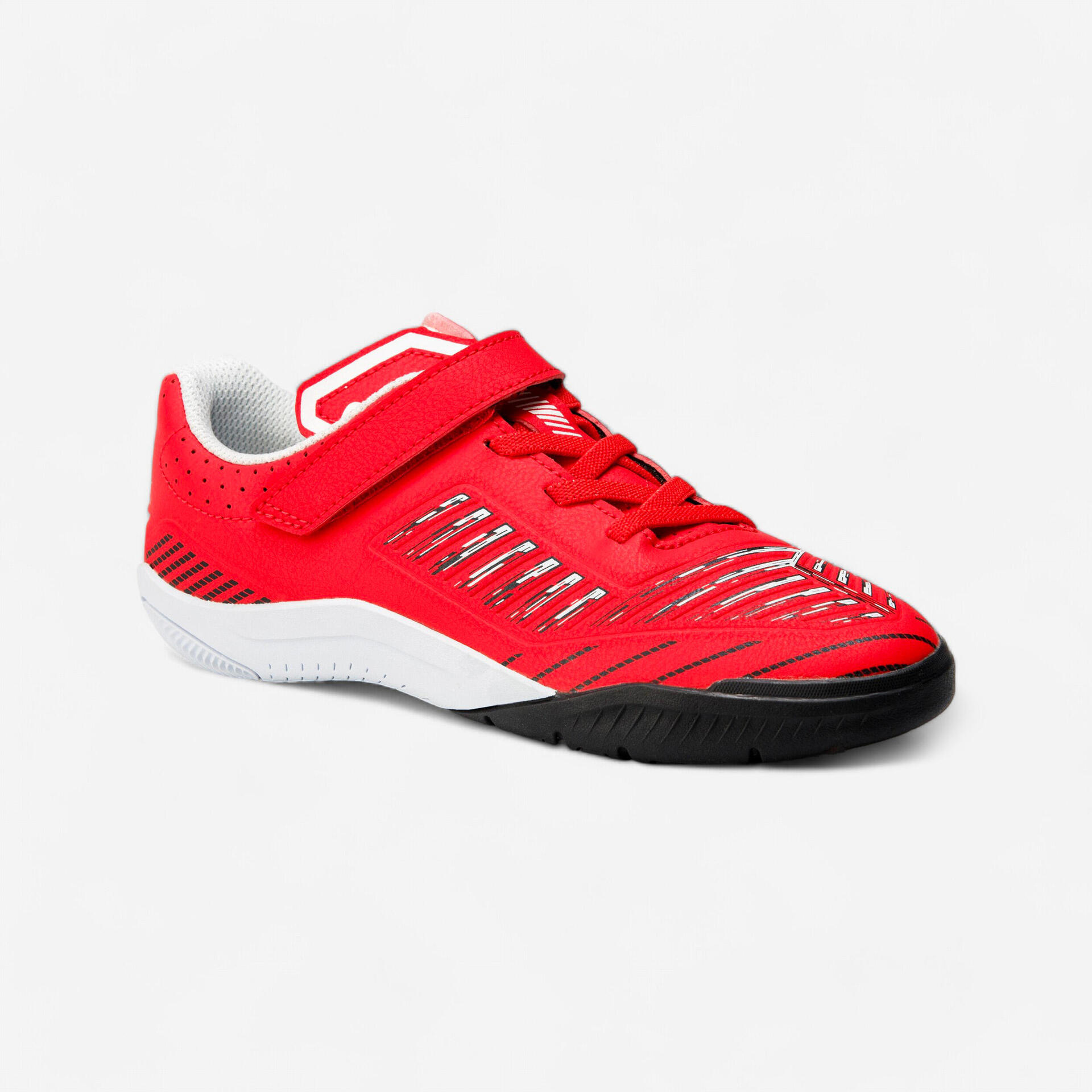 Kids' Futsal Shoes Ginka 500 - Red/Black