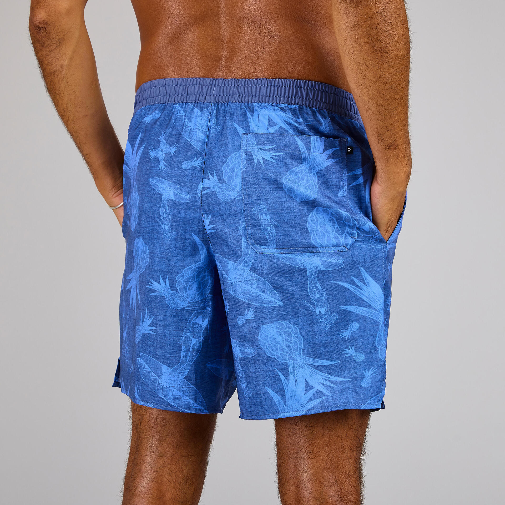 Boardshort surf 100 long Eco SURFERGIRL BLUE