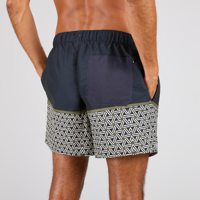 Sörf Boardshort - 15" - Siyah - 100 OLAIAN - Decathlon