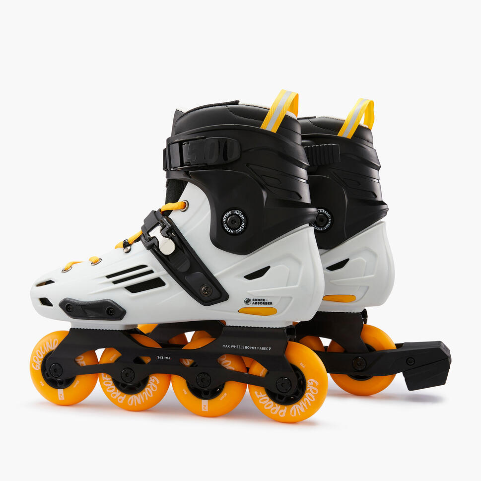 Yetişkin Paten - Açık Haki - MF500 OXELO - Decathlon