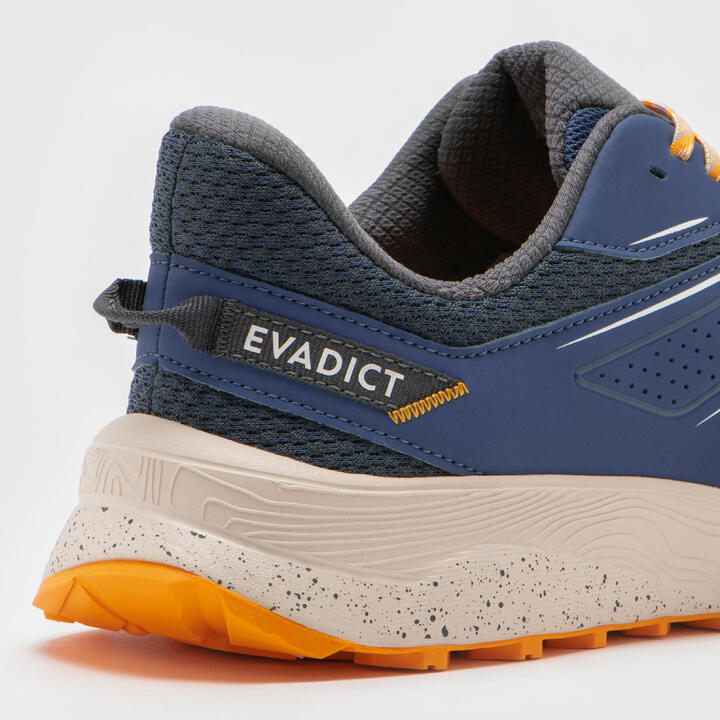 CHAUSSURES DE TRAIL RUNNING HOMME EASYTRAIL BLEU MANGUE EVADICT | Decathlon