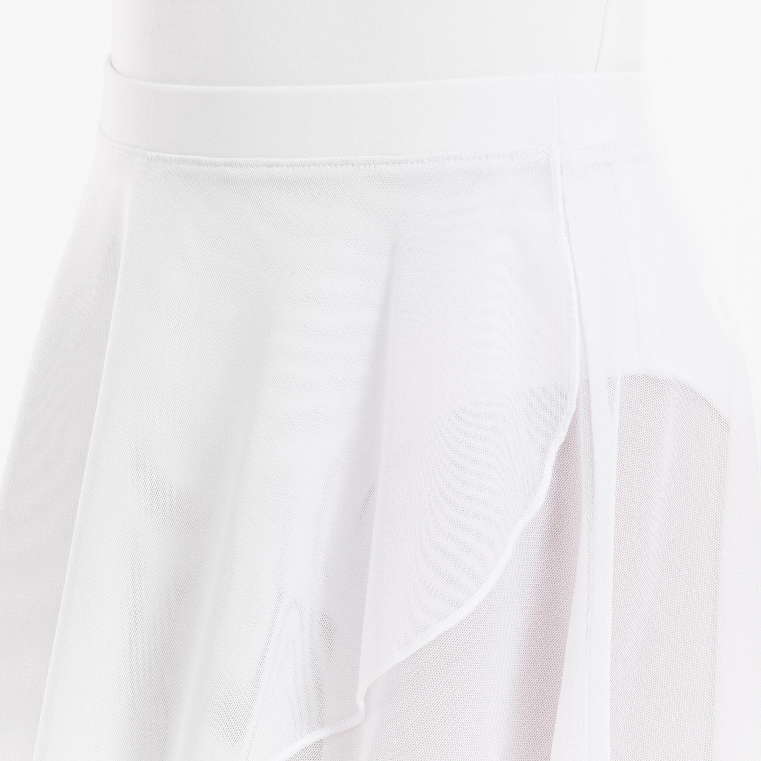Girls' Ballet Voile Wrap Skirt - White STAREVER | Decathlon