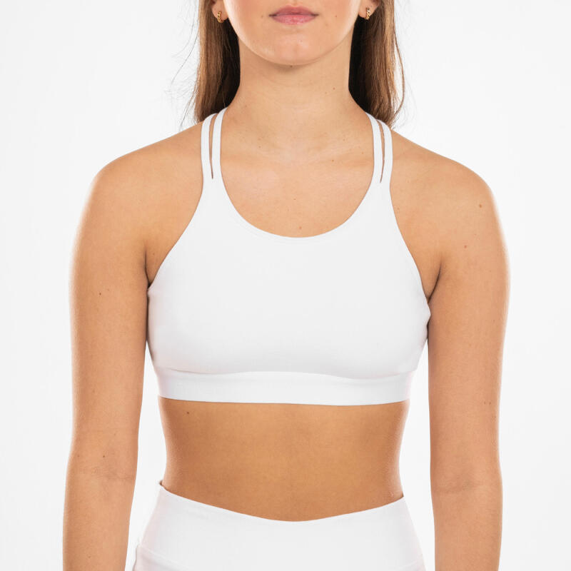 Brassière Danse Moderne Jazz Fines Bretelles Fille Starever Decathlon Ch