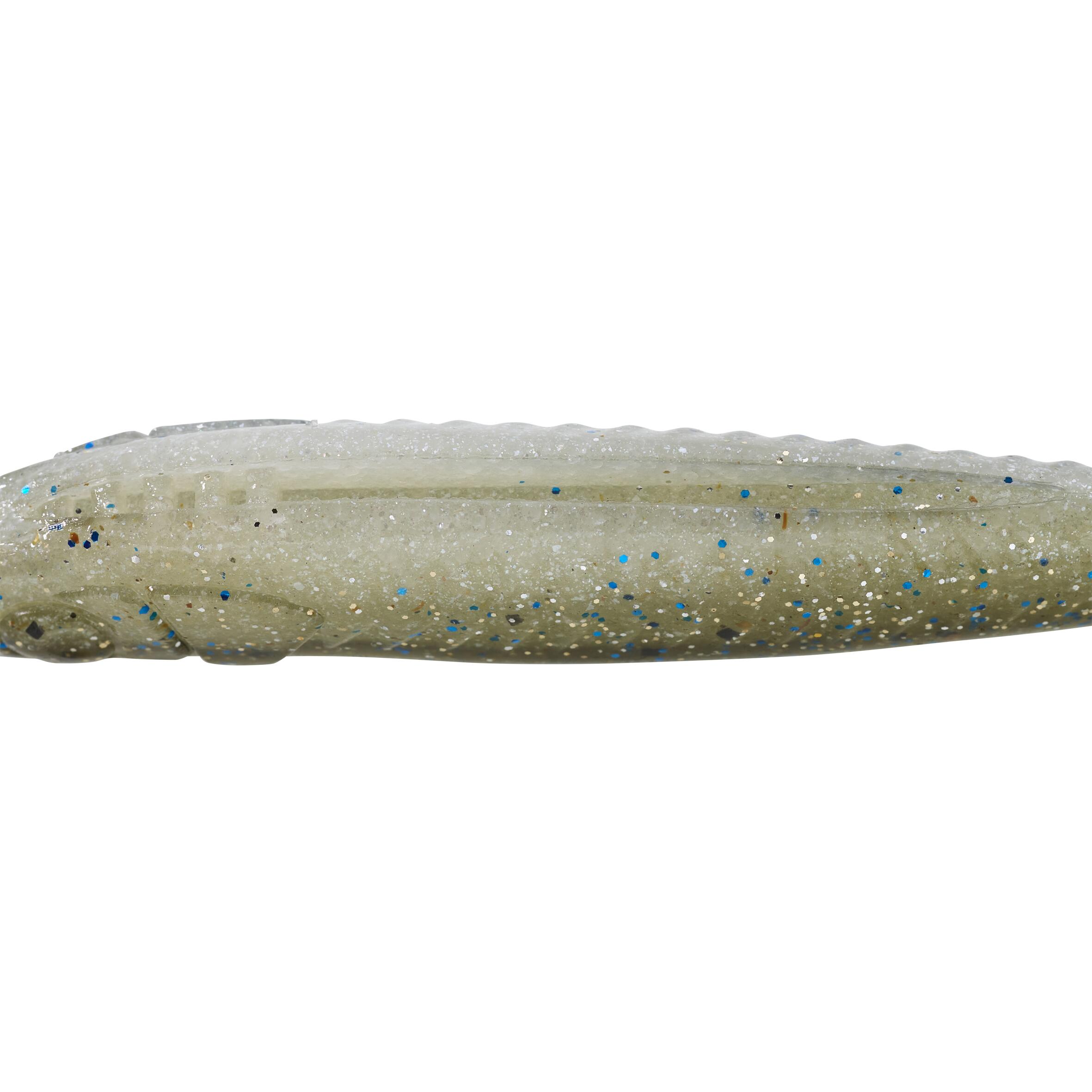 SOFT GRUB LURE WITH WXM YUBARI GRB 130 ATTRACTANT FISH CAPERLAN | Decathlon