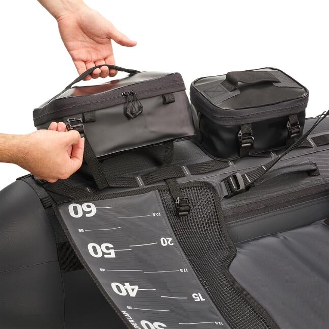 Float tube pêche des carnassiers FLTB 5 V2 Motorisable Gris / Orange ...