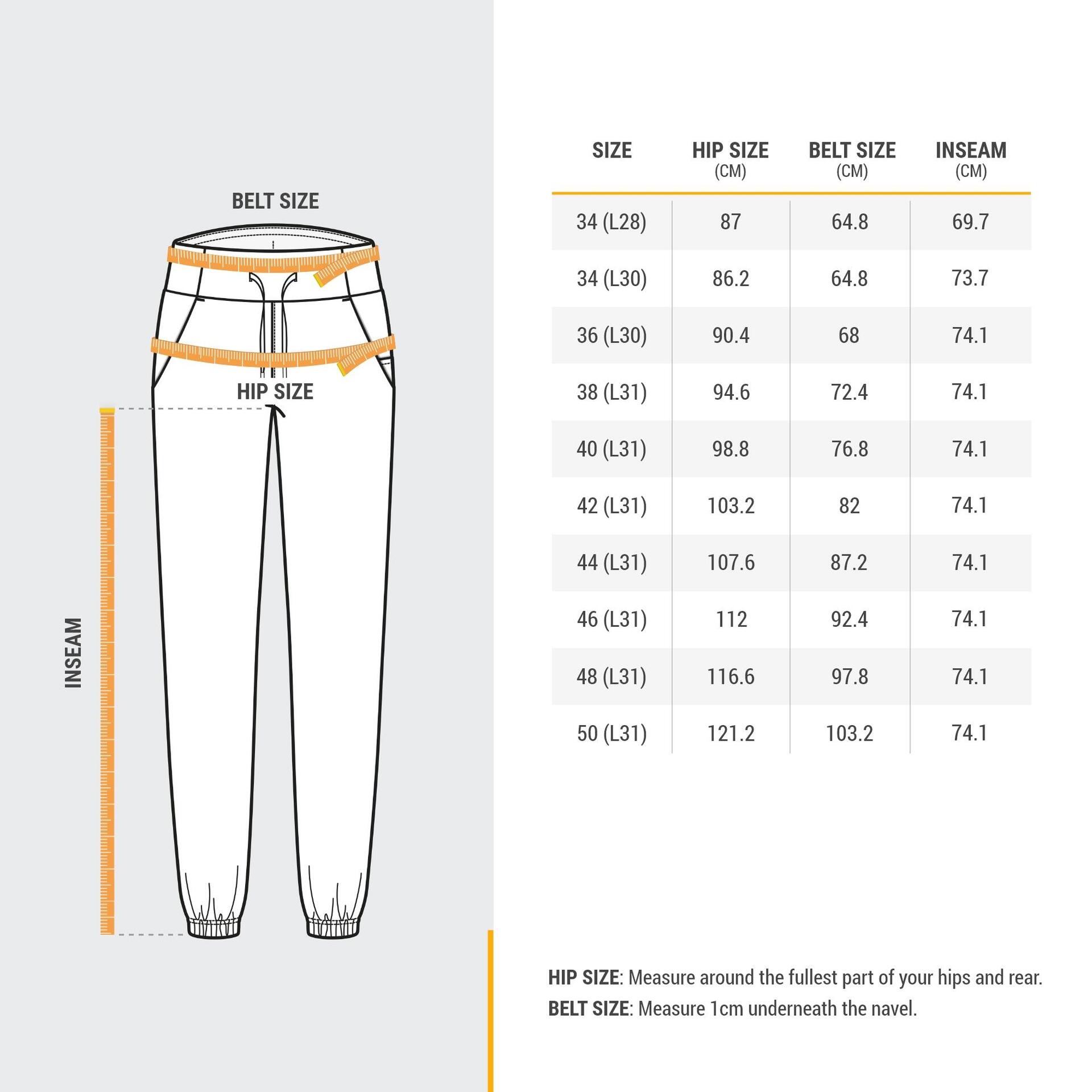 Womens Pants Size Conversion Chart