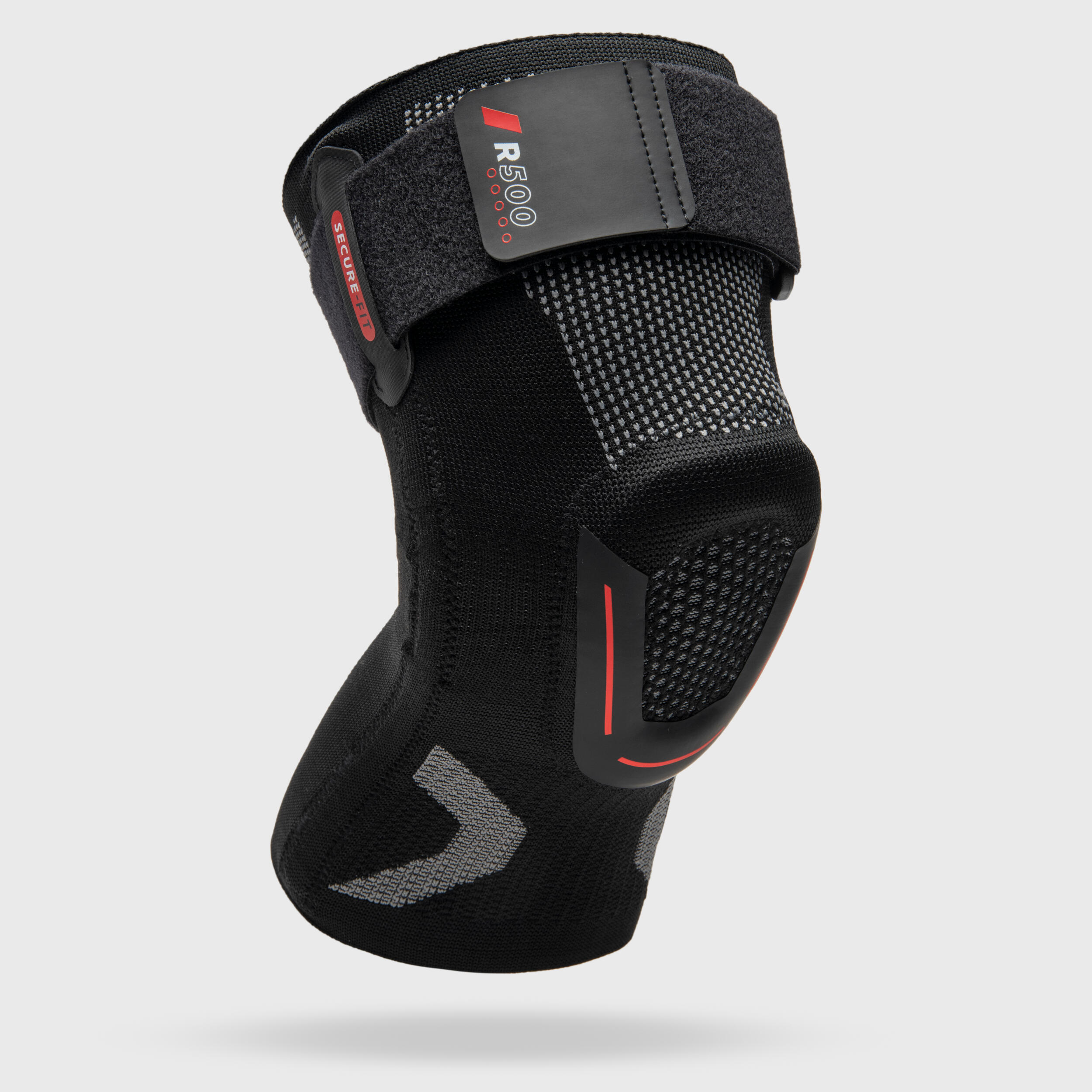Adult Right/Left Knee Ligament Brace R500 - Black
