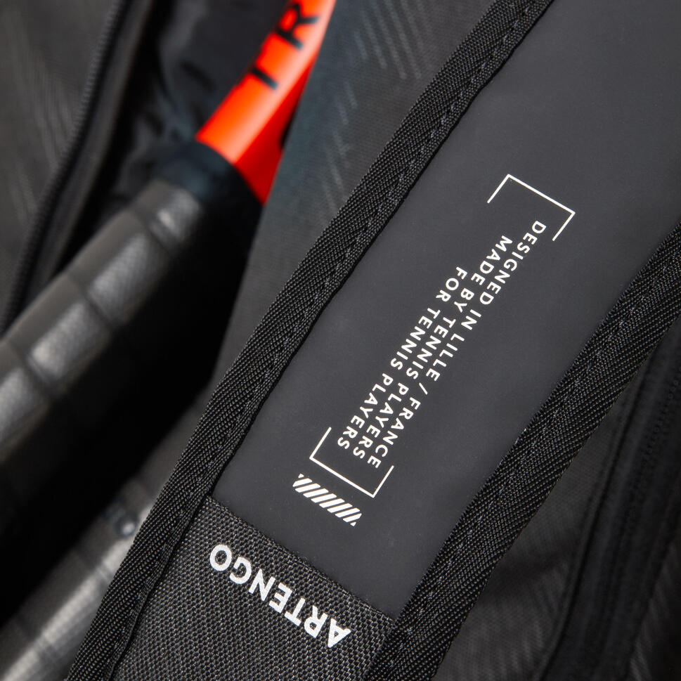 Sac de tennis - Artengo XL TEAM 12 Raquettes Noir Gris ARTENGO | Decathlon