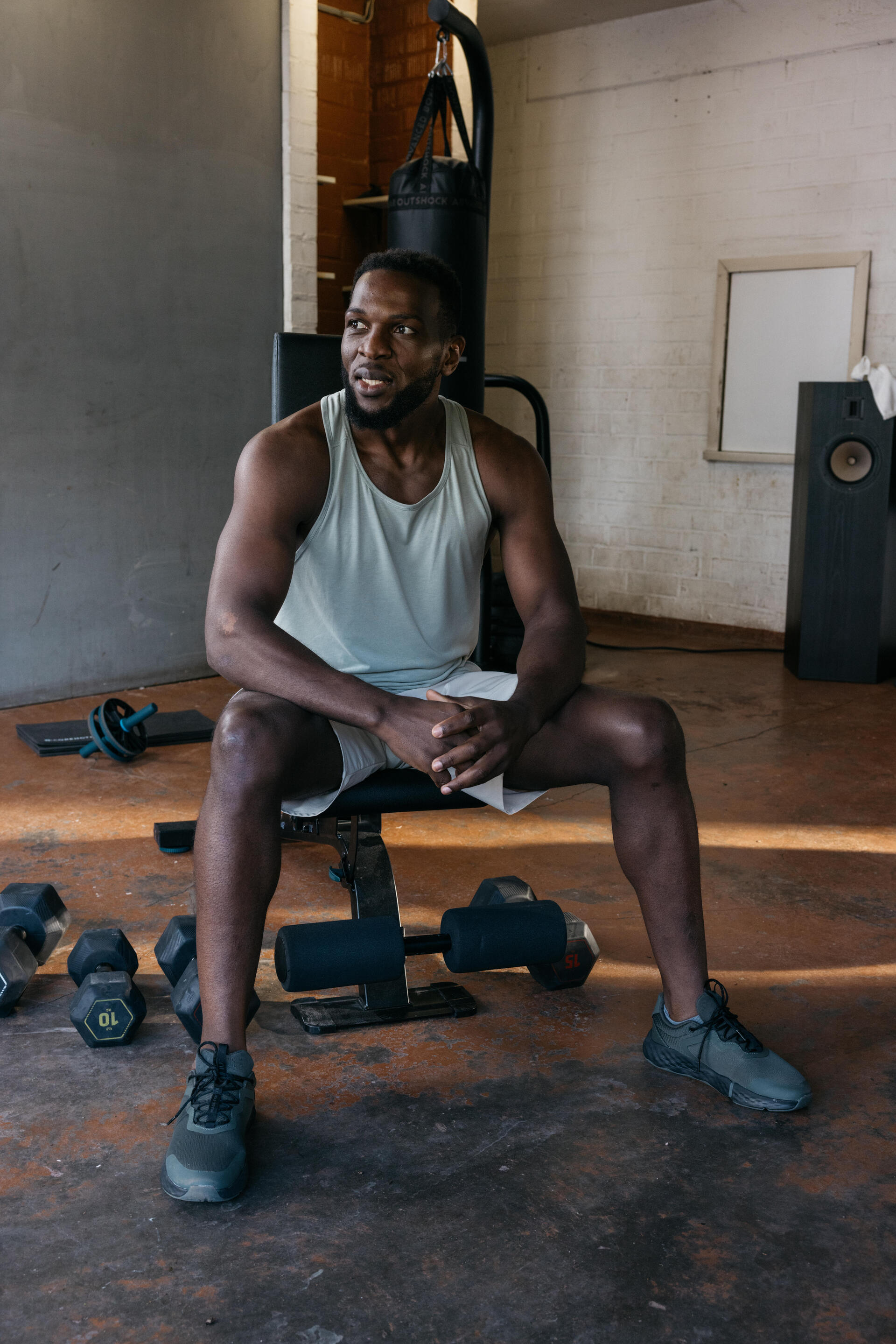 Cross Training and Weight Training Hex Dumbbells 15 kg - Black