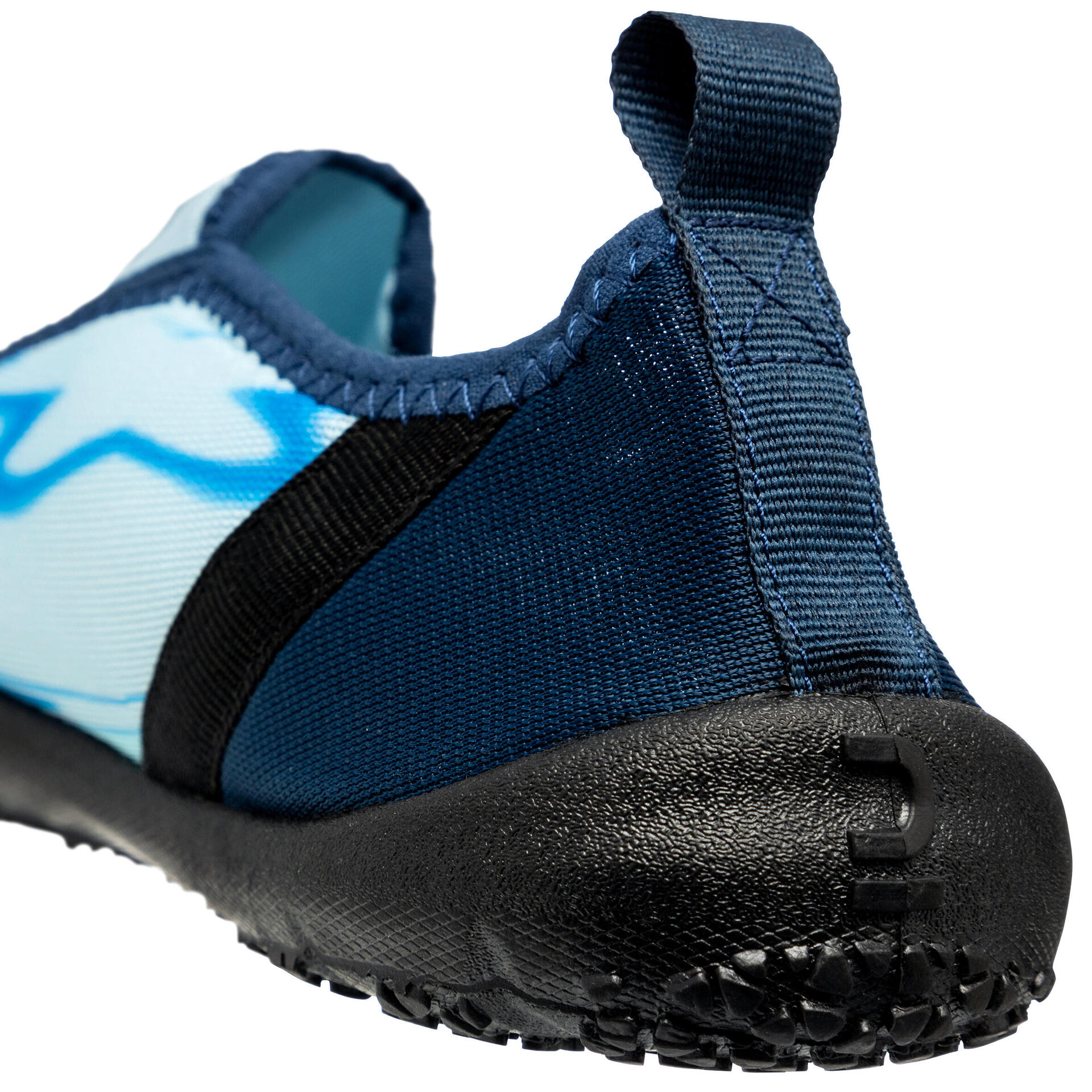 Adults' Elasticated Water Shoes - Aquashoes 120 Blue Wave