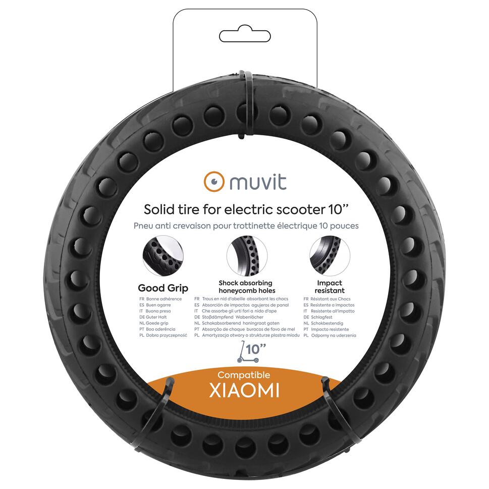 PNEU PLEIN TROTTINETTE ÉLECTRIQUE 10 POUCES MUVIT | Decathlon