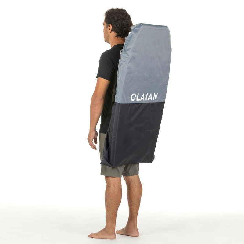 Funda de bodyboard compacta y ajustable Radbug 100 gris - Decathlon