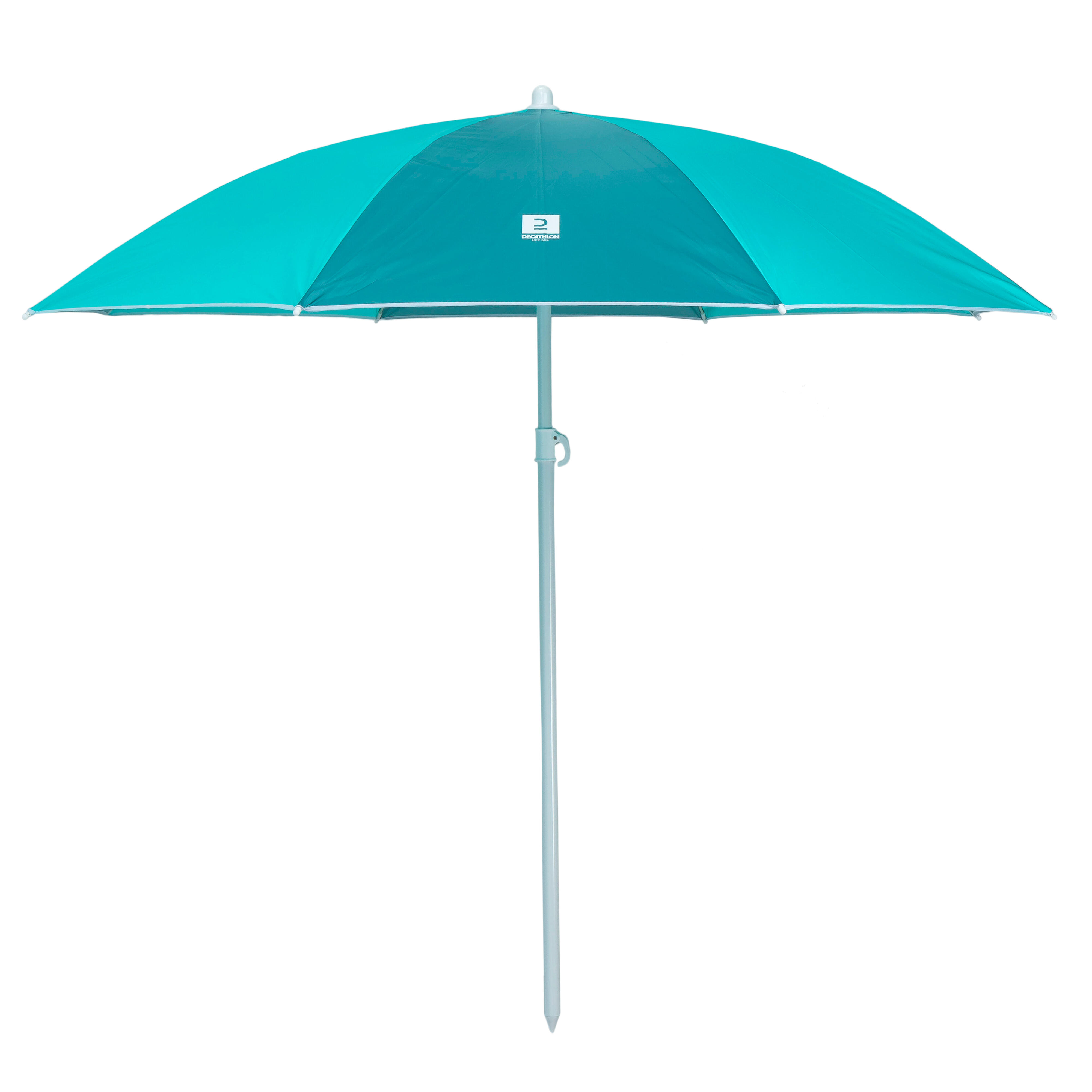 2-Person UPF 50+ Beach Umbrella – Paruv 160 - ash blue, Caribbean green ...