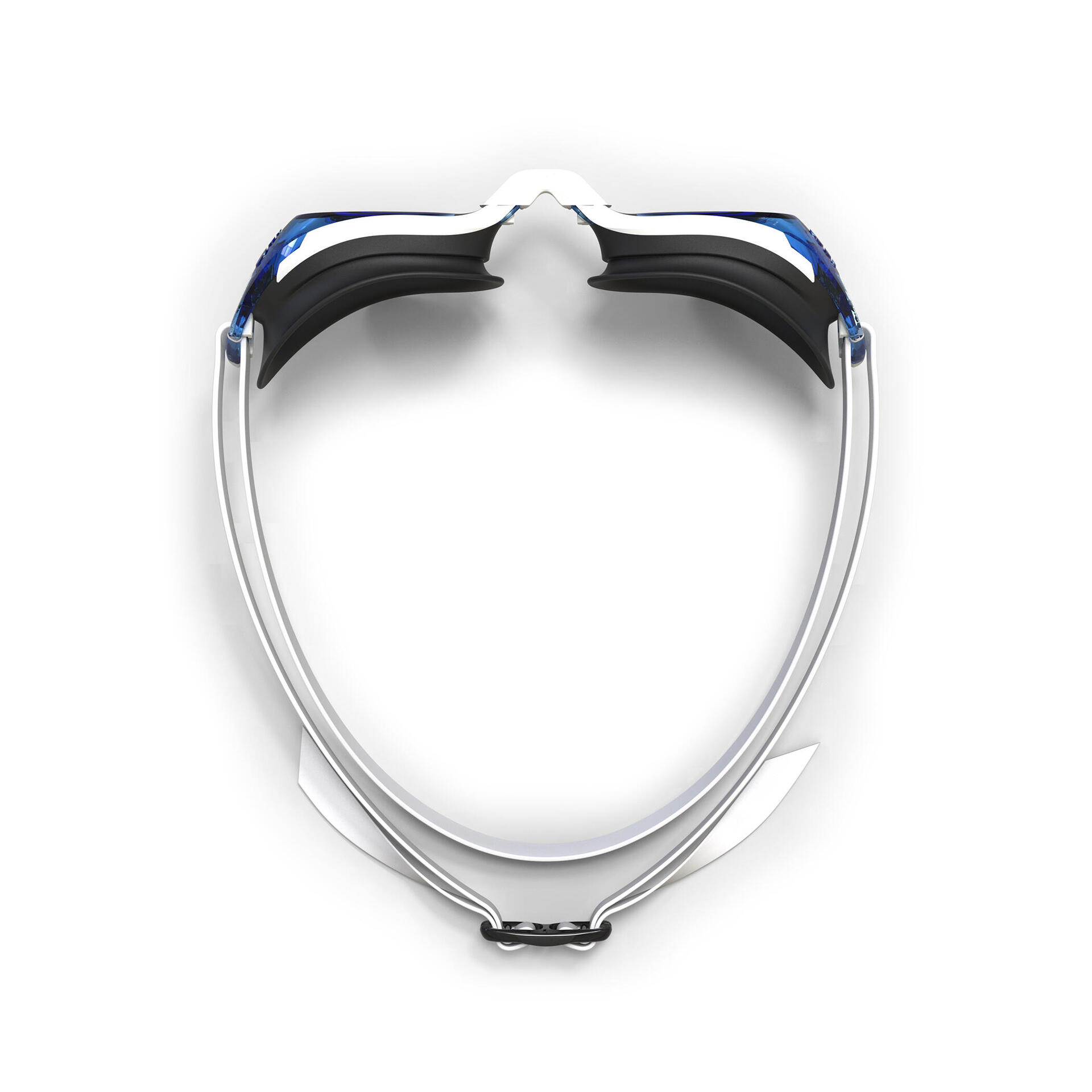 Swimming Goggle Bfit Glass Lenses blue / black / acid yellow