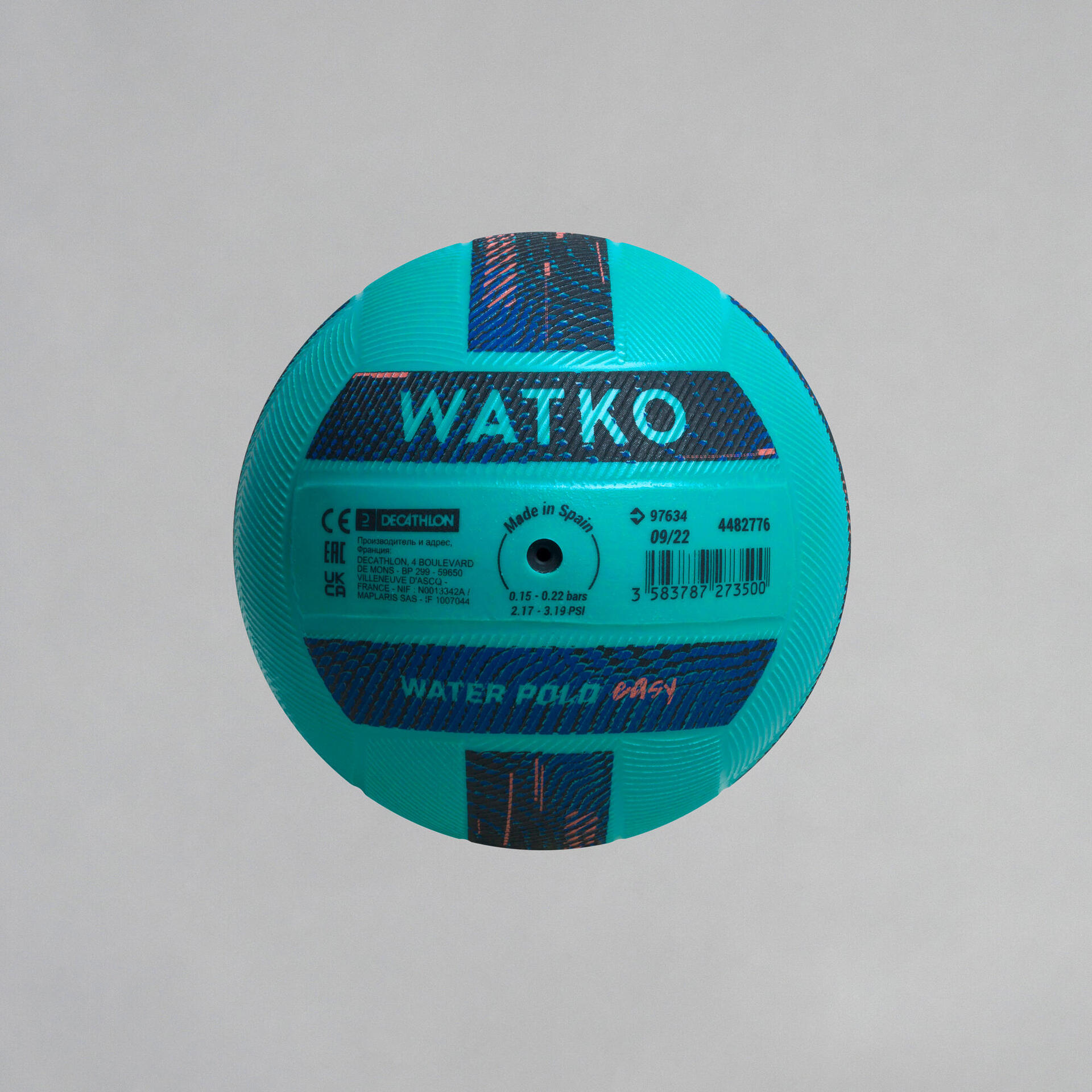 MINI GRIP POOL BALL SHARK BLUE