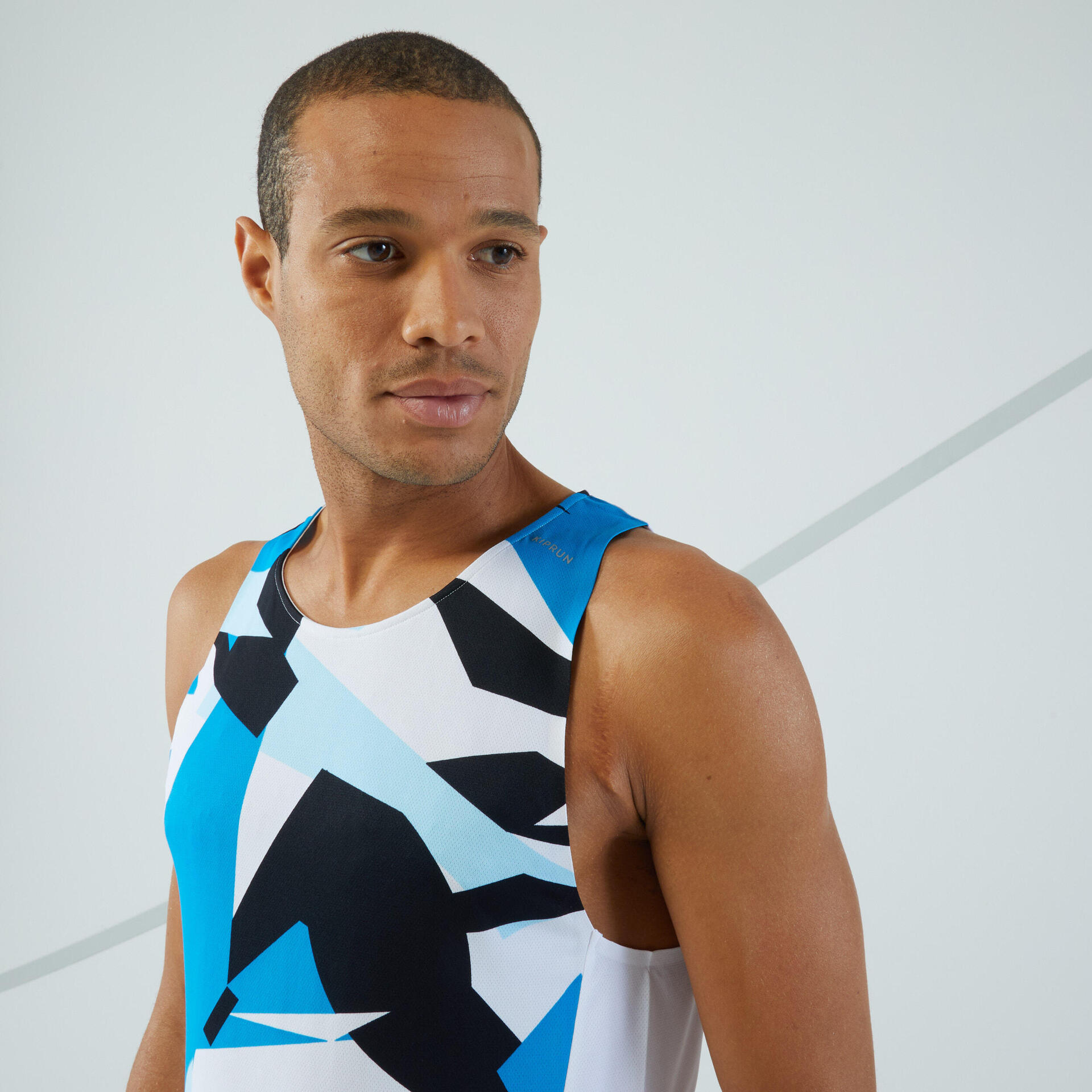 Men's Performance Running Light Tank Top - Blue