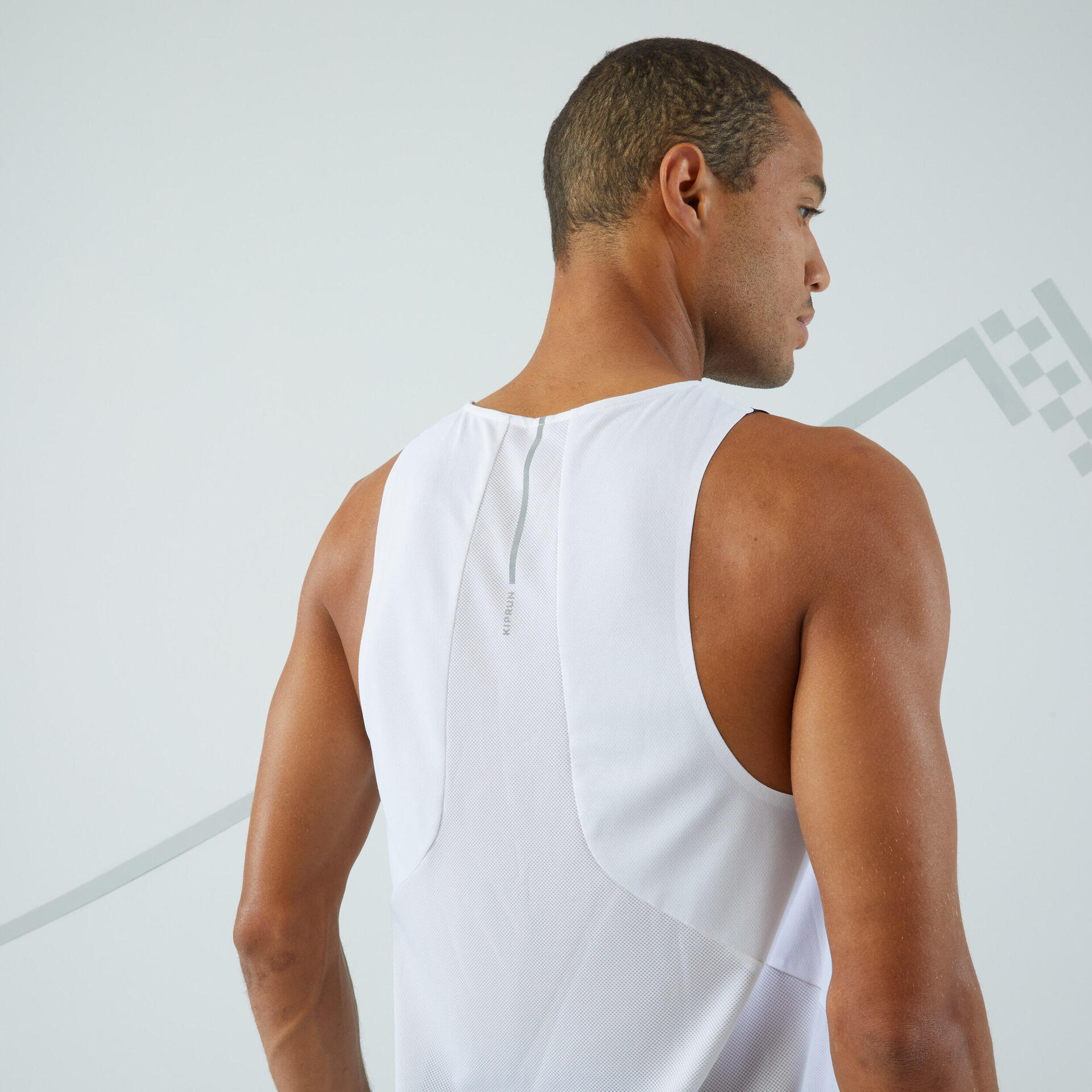 Men's Performance Running Light Tank Top - Blue