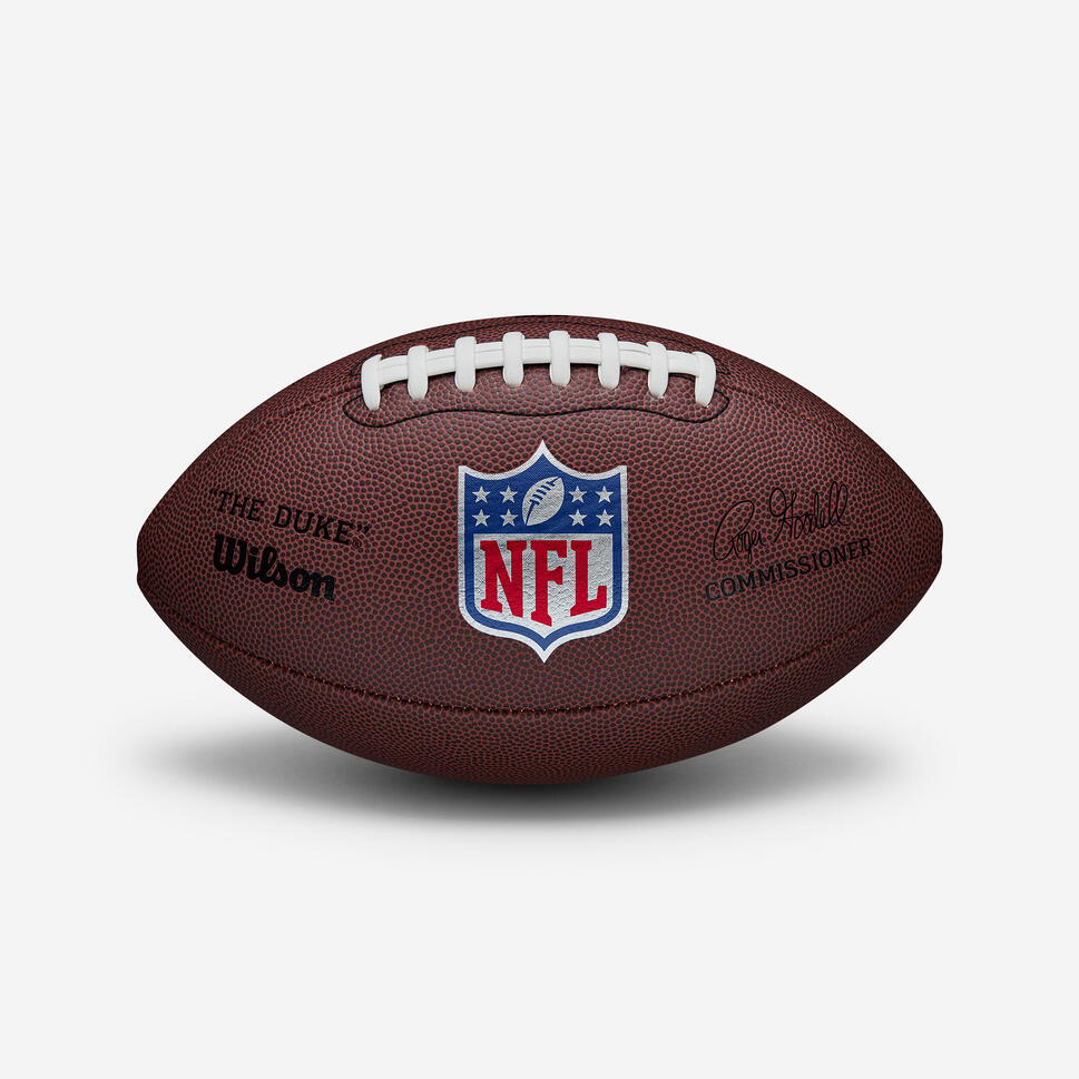 Ballon De Football Américain - NFL DUKE REPLICA OFFICIEL Marron WILSON ...