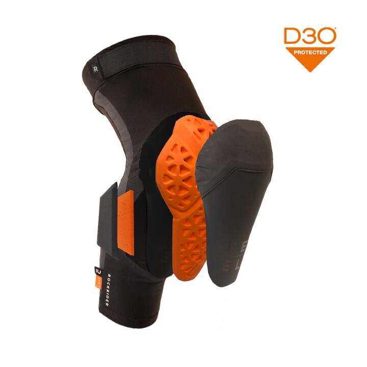 Genouillères vélo VTT All-mountain Enduro FEEL D_STRONG D3O® ROCKRIDER ...