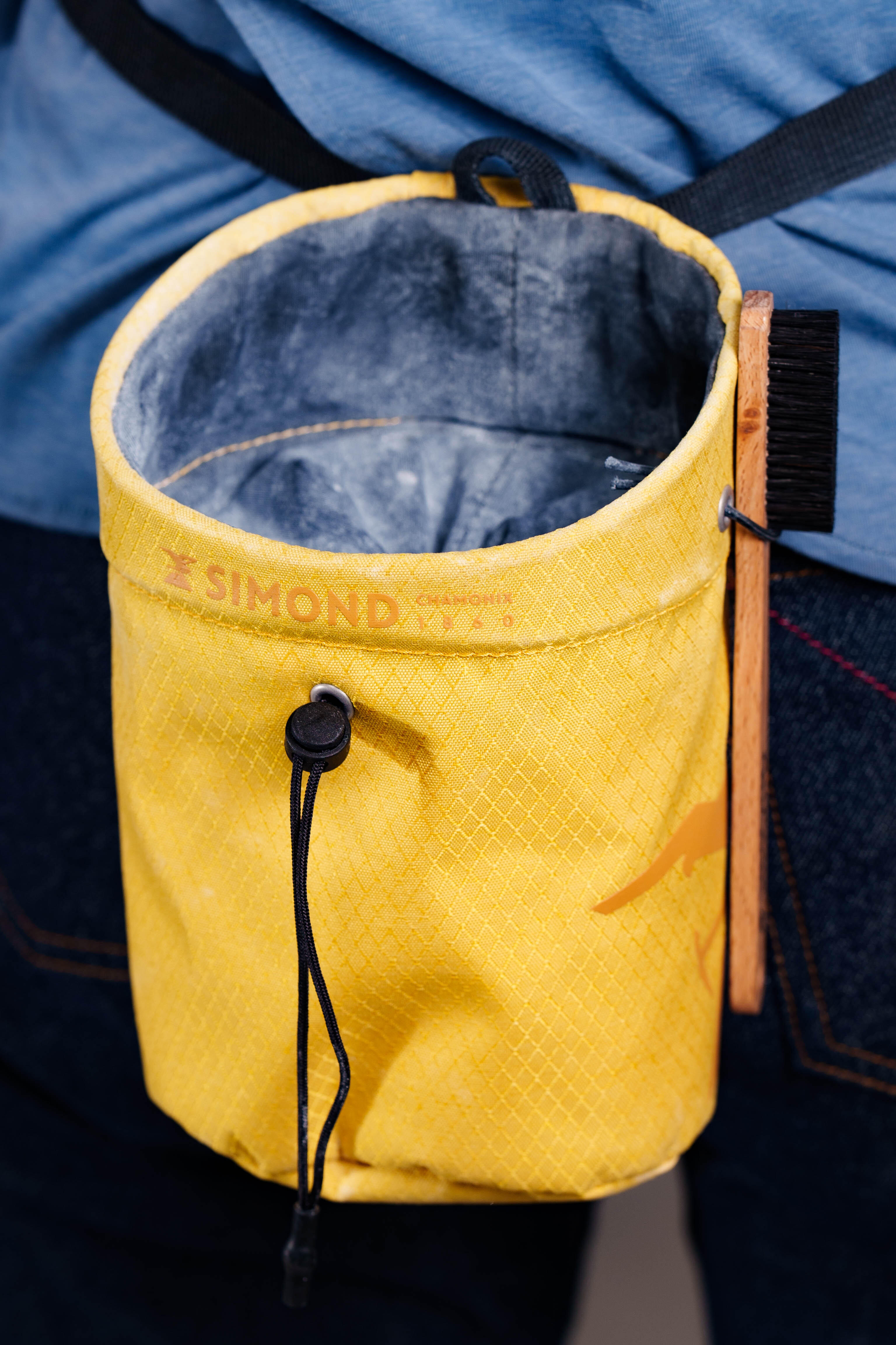 Climbing Chalk Bag - Edge - Mustard - Simond - Decathlon