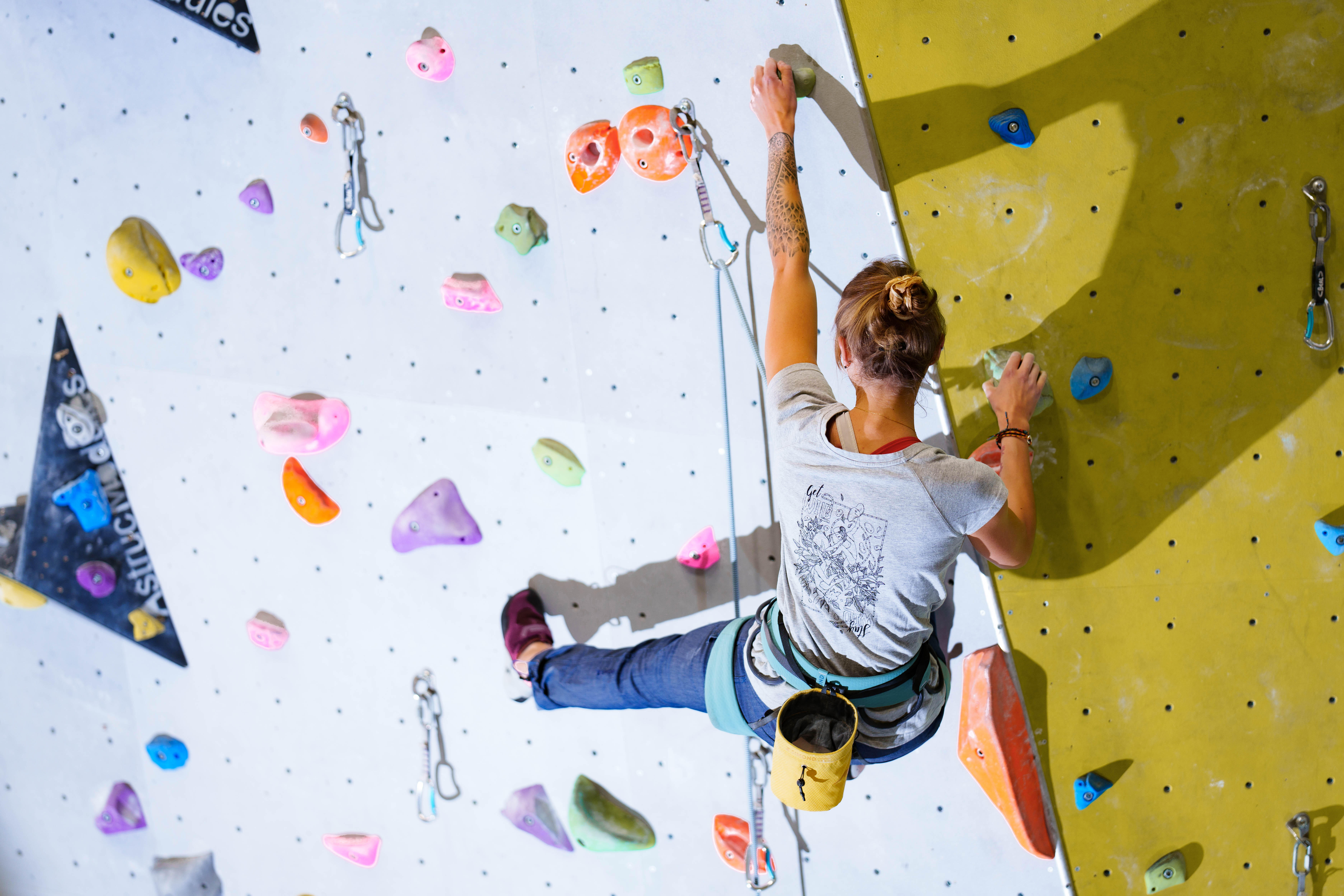 Climbing Chalk Bag - Edge - Mustard - Simond - Decathlon