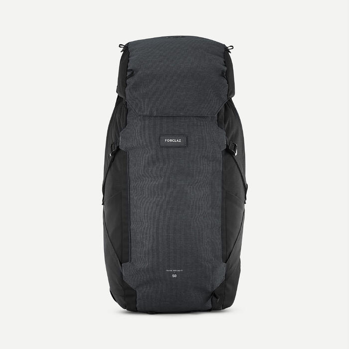 Trekking 50+6L Backpack Travel 900 - Black