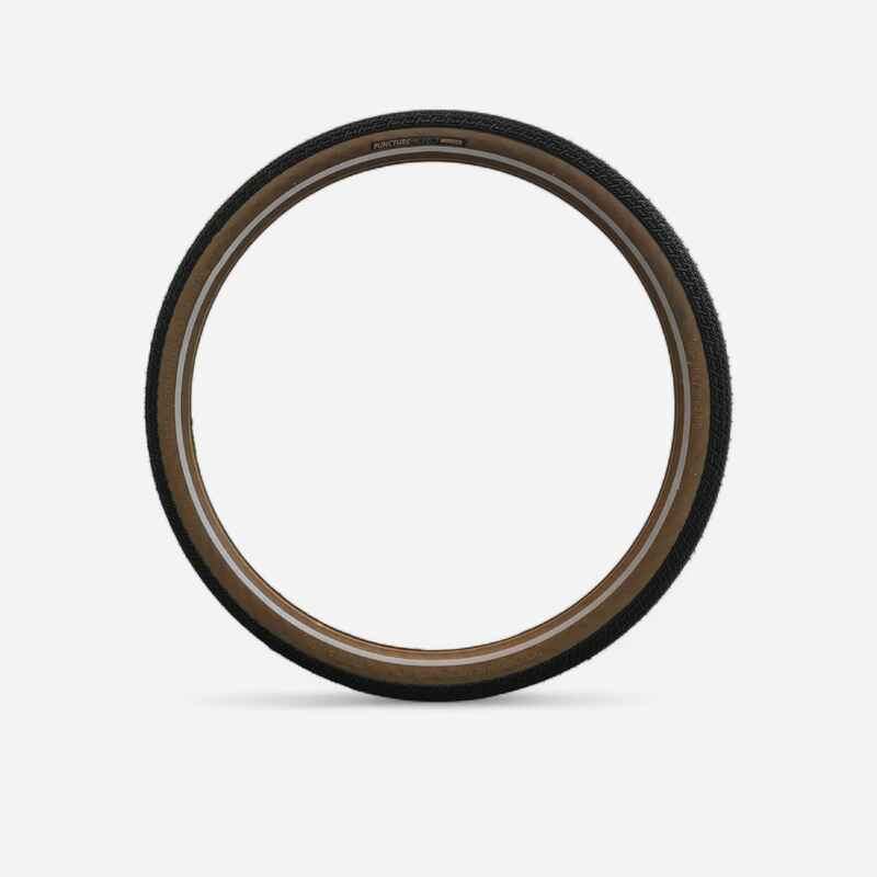 20"x1.75 50-406 Tyre - Brown Sides - Decathlon