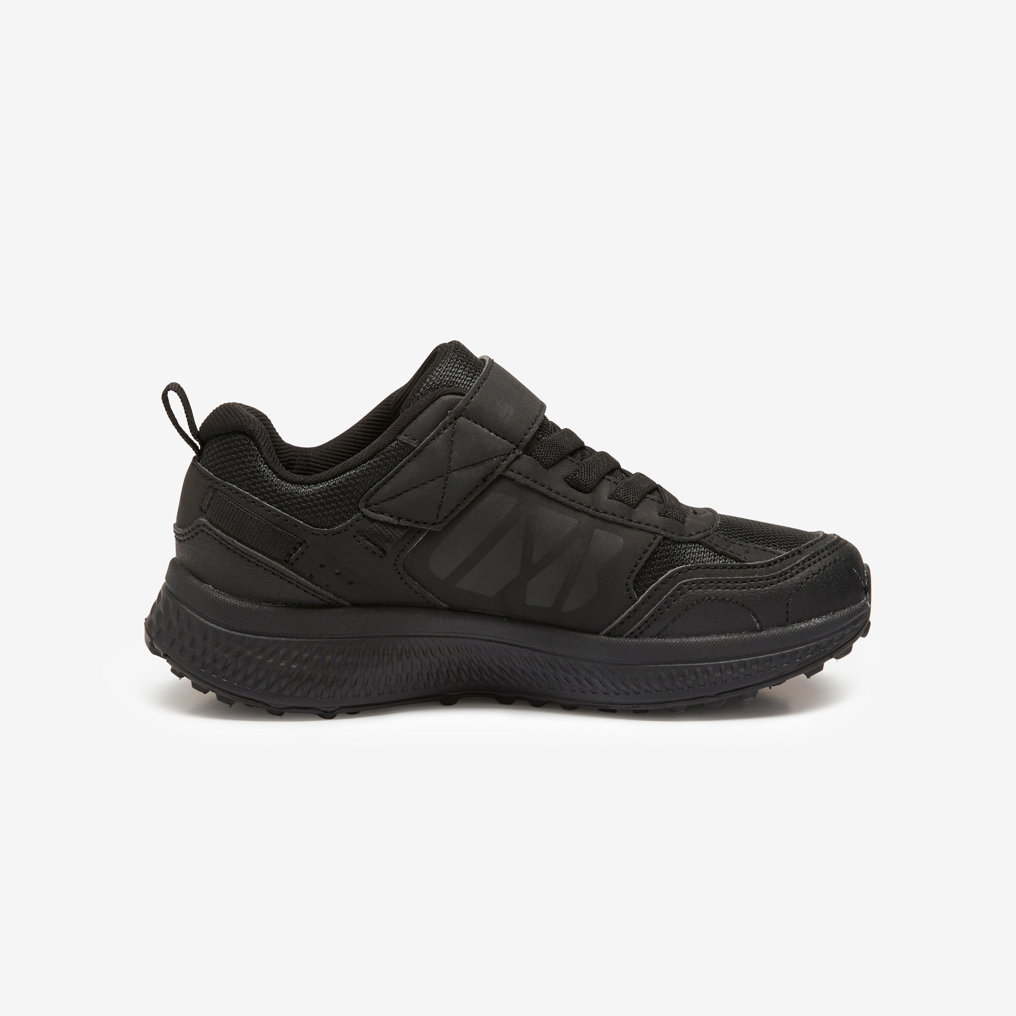 Kids' Rip-Tab Trainers Consistant - Black - Decathlon
