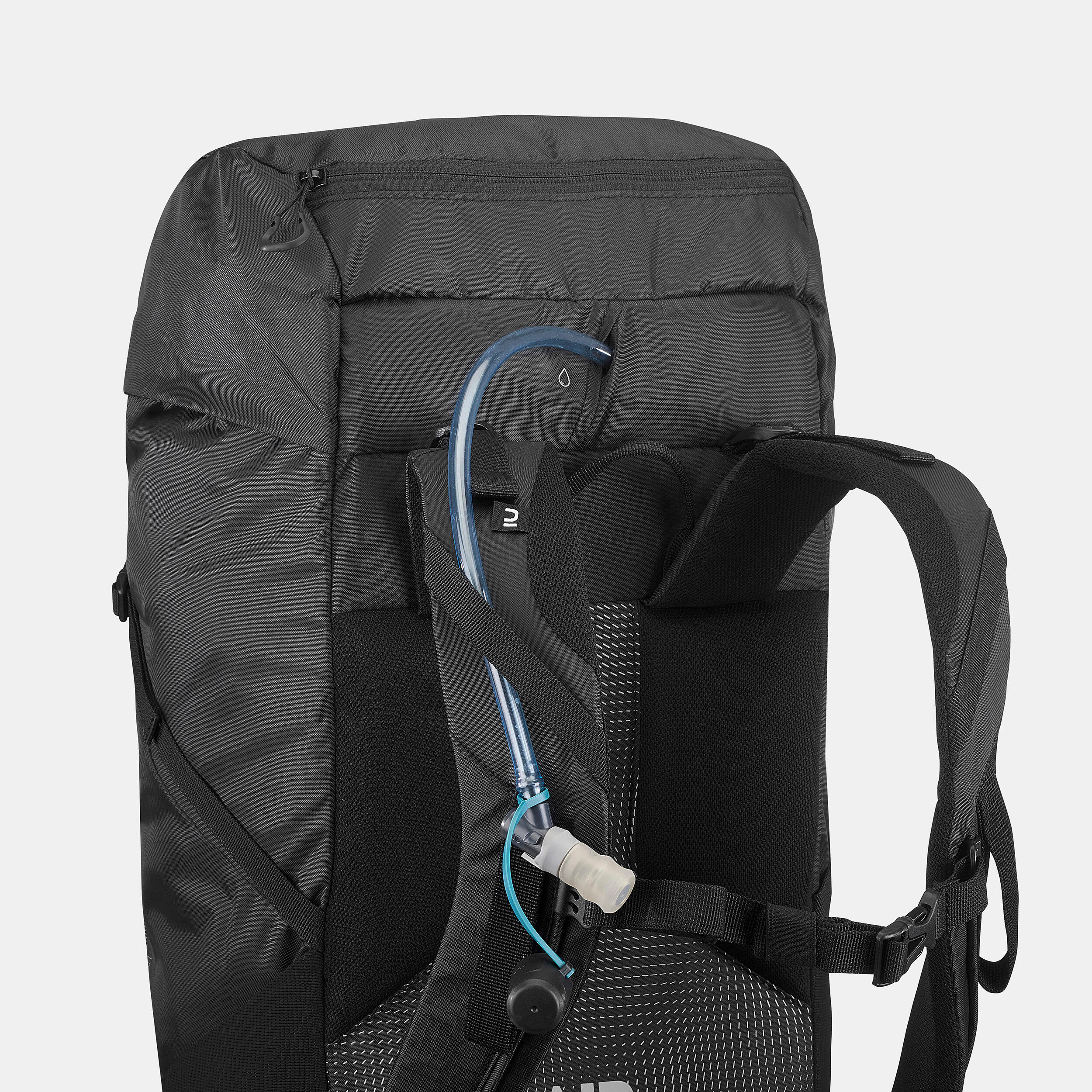 תרמיל גב לטיולים 35 ליטר דגם MH100 - שחור - Decathlon