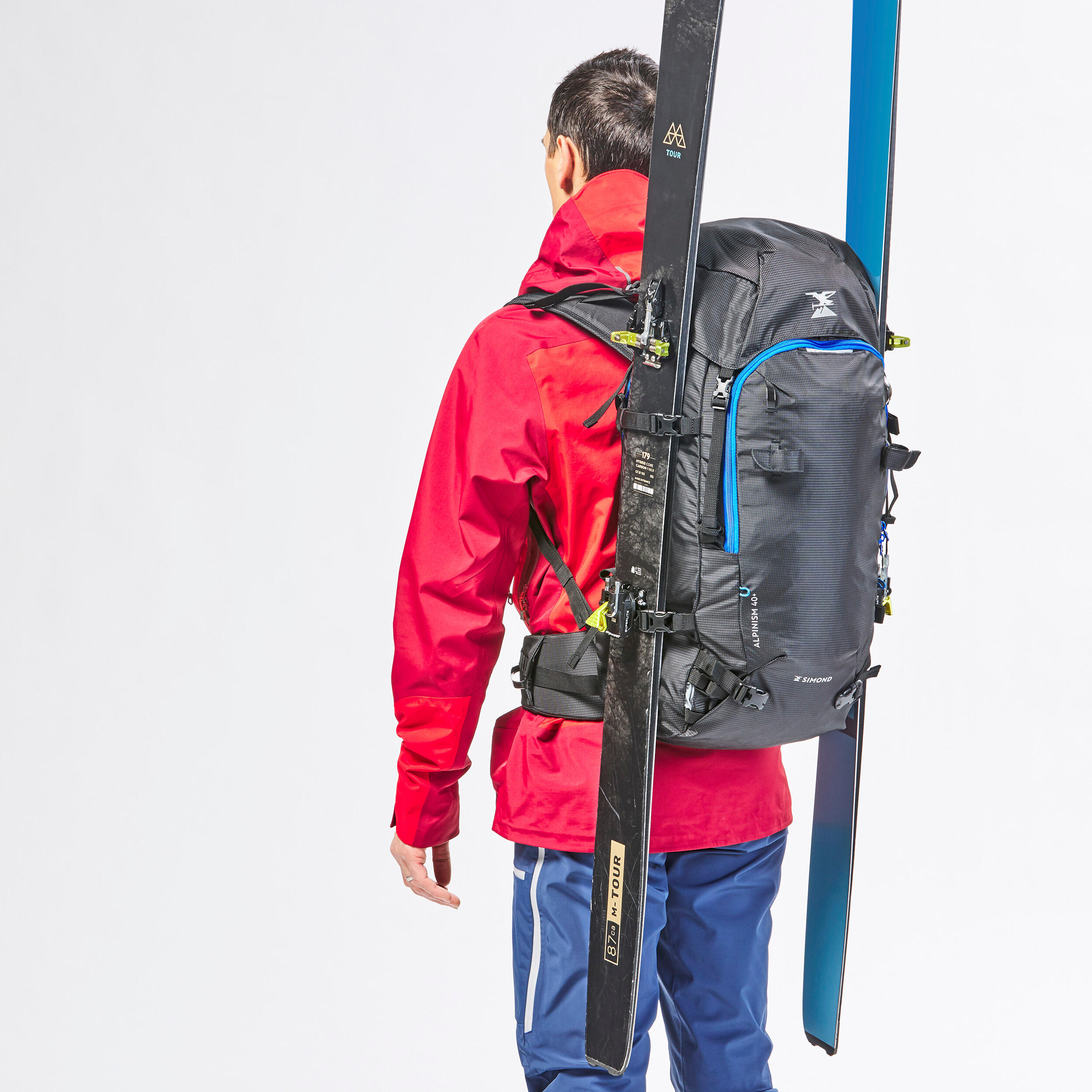 Mountaineering backpack 40 litres alpinism 40 evo black - Decathlon