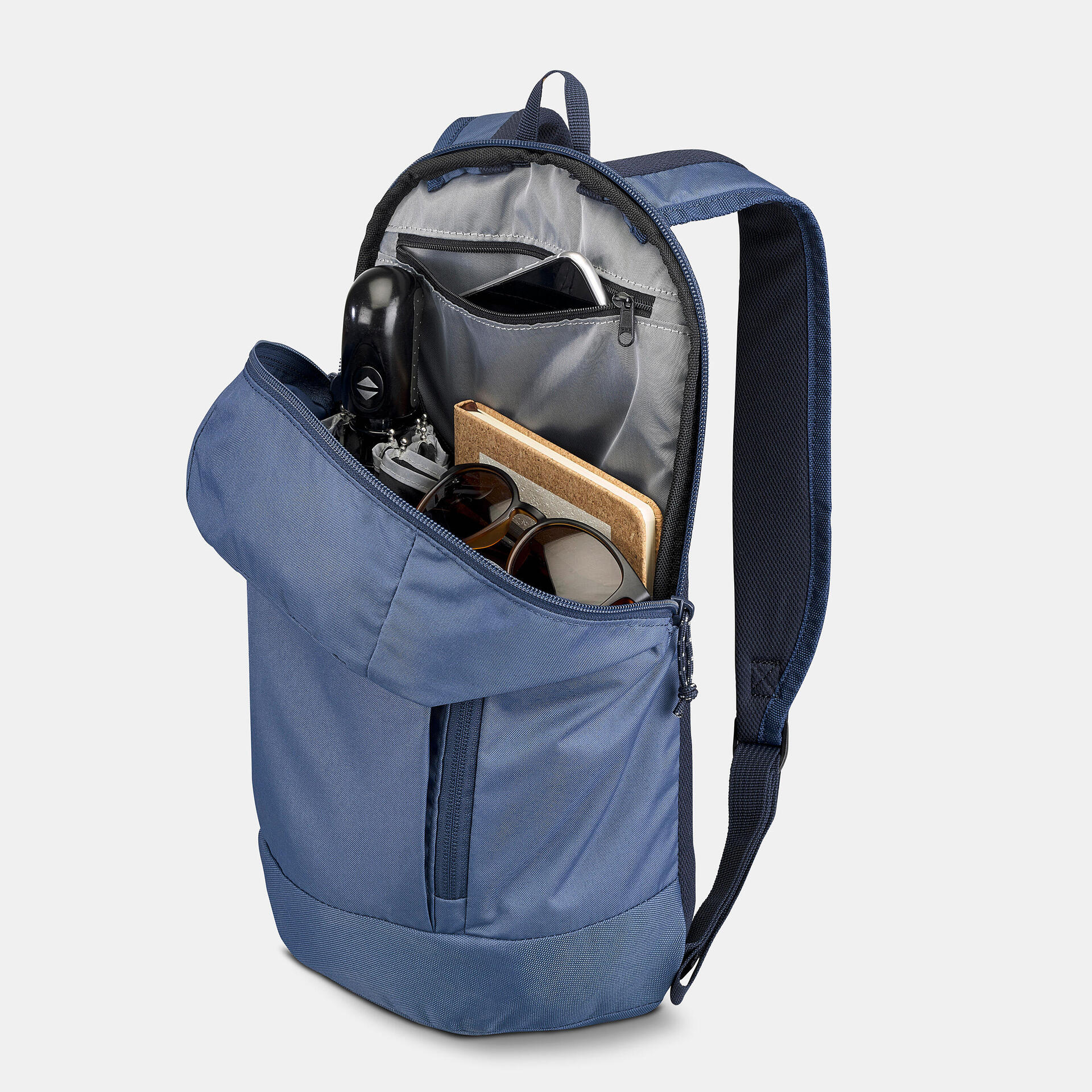 Hiking Backpack 10L, NH100 Arpenaz blue