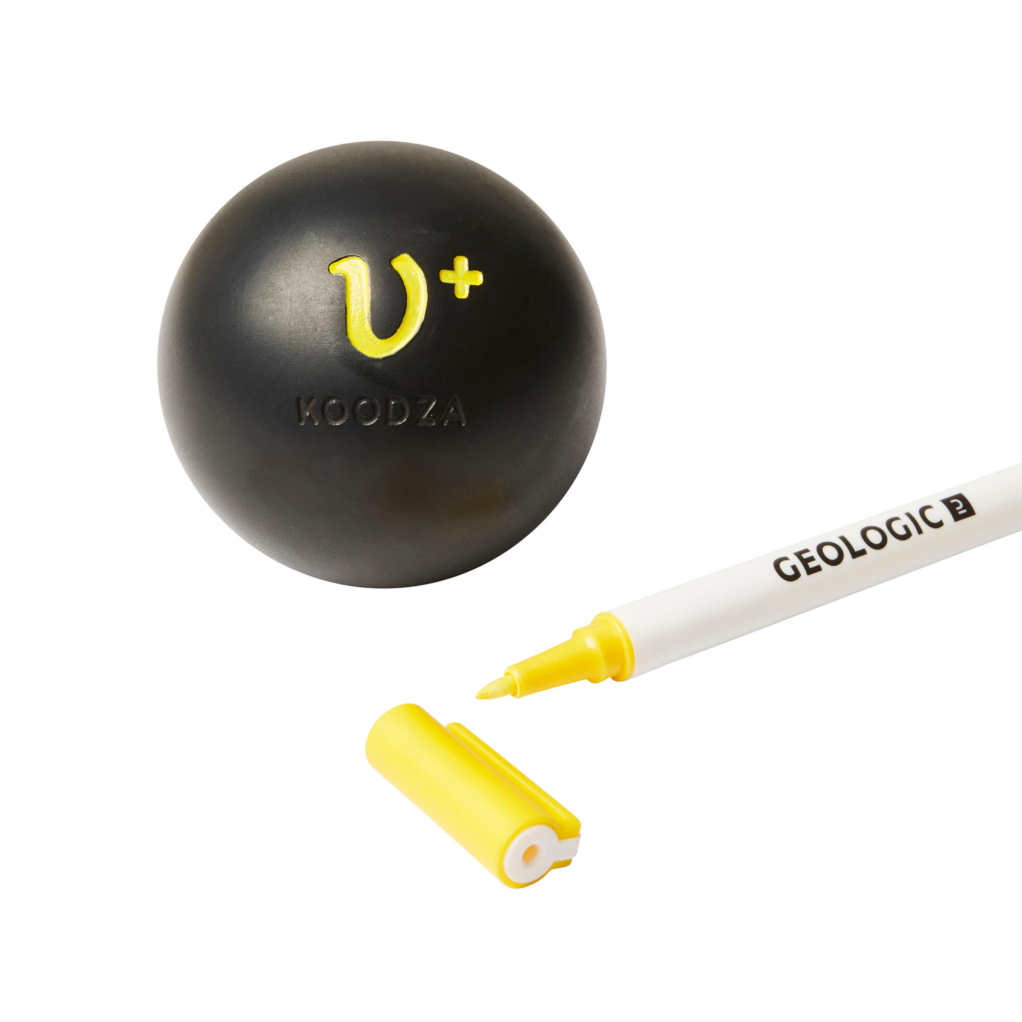Paint Marker for Personalized Petanque Boules - Yellow - Decathlon