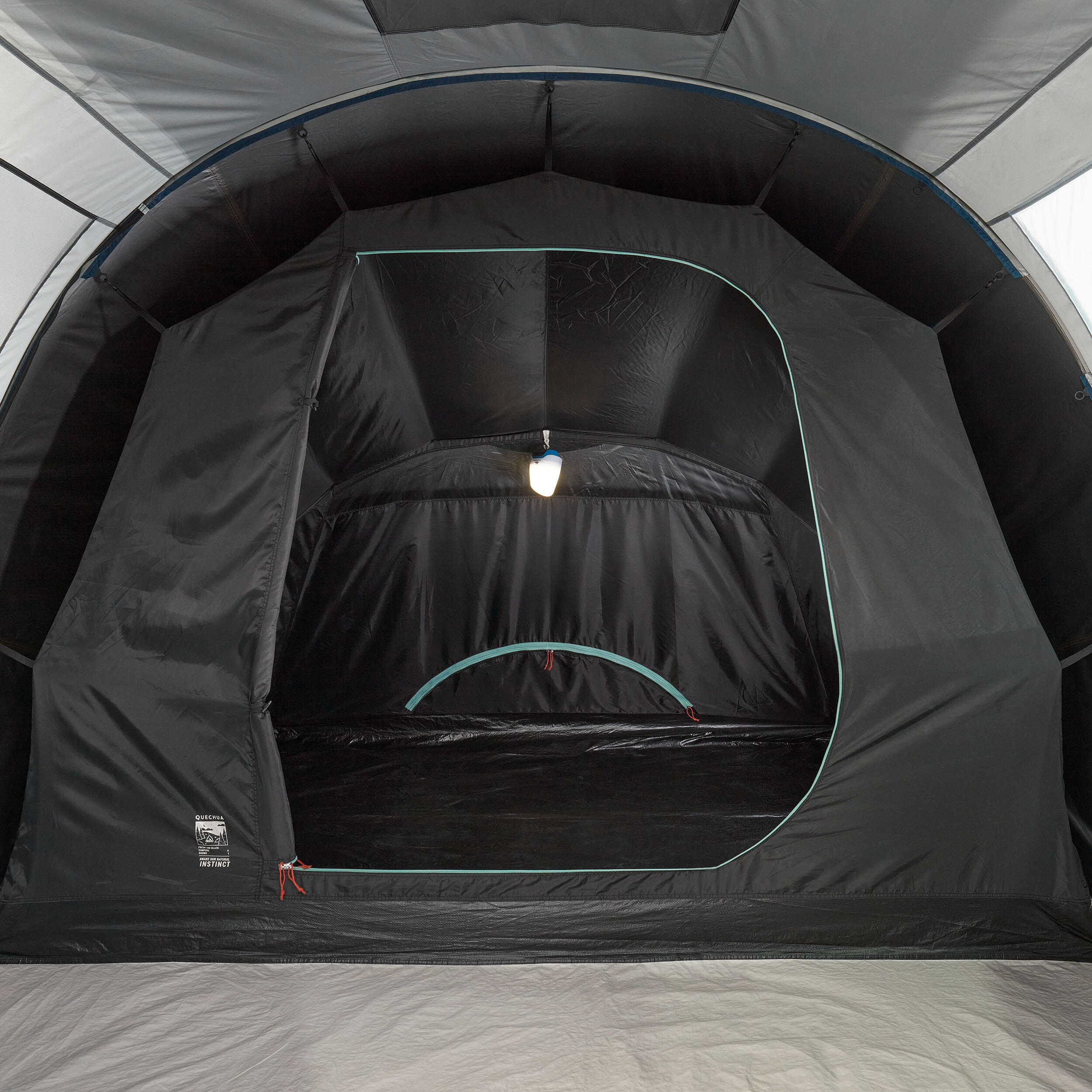 Carpa impermeable para 4 personas F&B para camping Quechua Arpena 4.1 ...