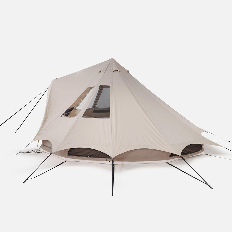 5-person, 2-bedroom camping tepee tent, Tepee 5.2 Polycotton | Decathlon