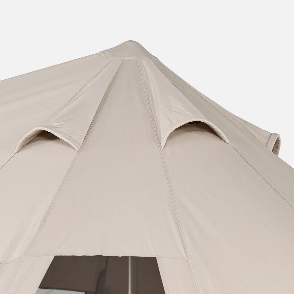 5-person, 2-bedroom camping tepee tent, Tepee 5.2 Polycotton | Decathlon