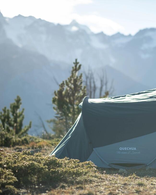 Tente de camping instantanée 2 places, 2 Seconds bleu QUECHUA | Decathlon