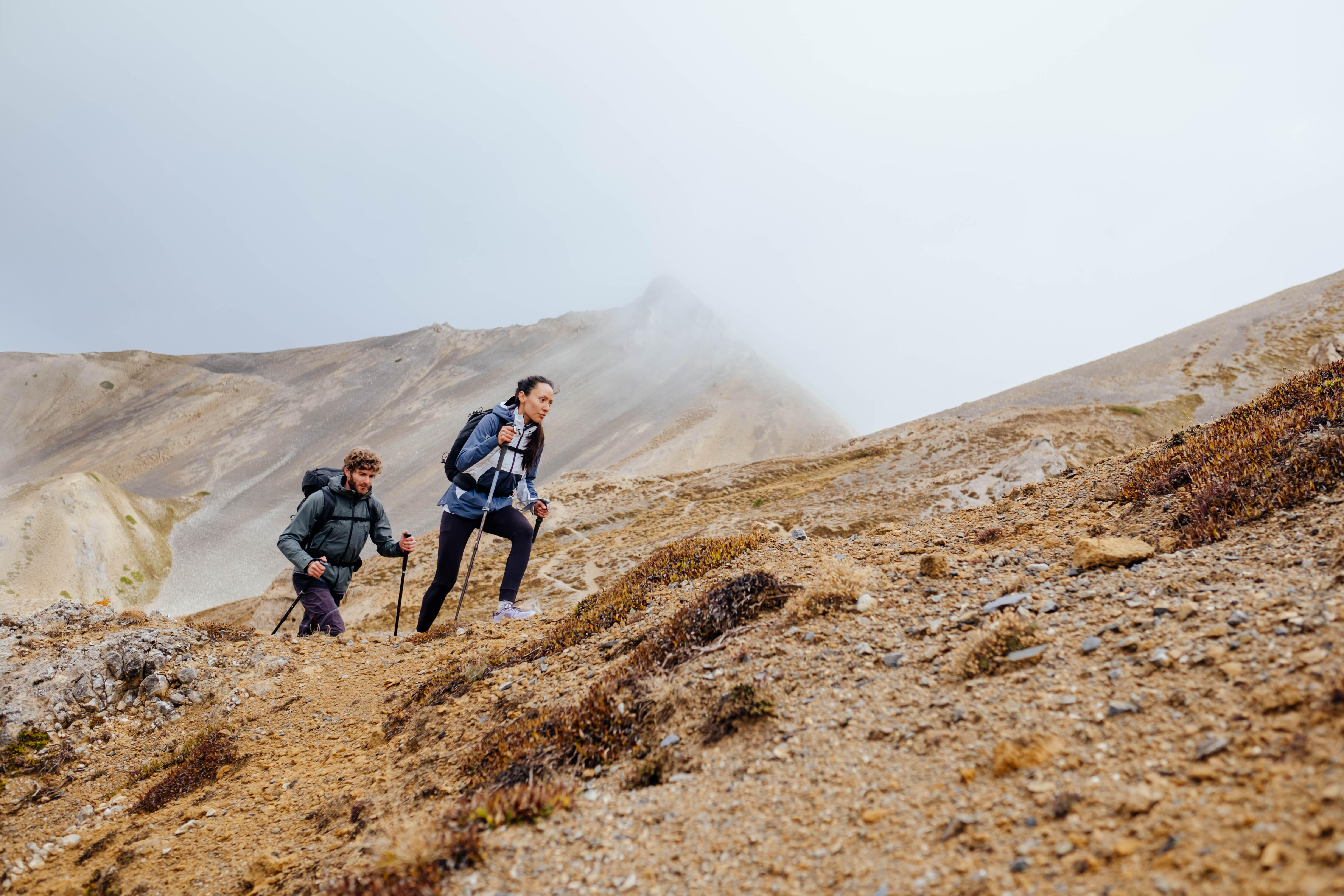 Men’s Waterproof Hiking Jacket - MH 500 Khaki - DARK GREY GREEN ...