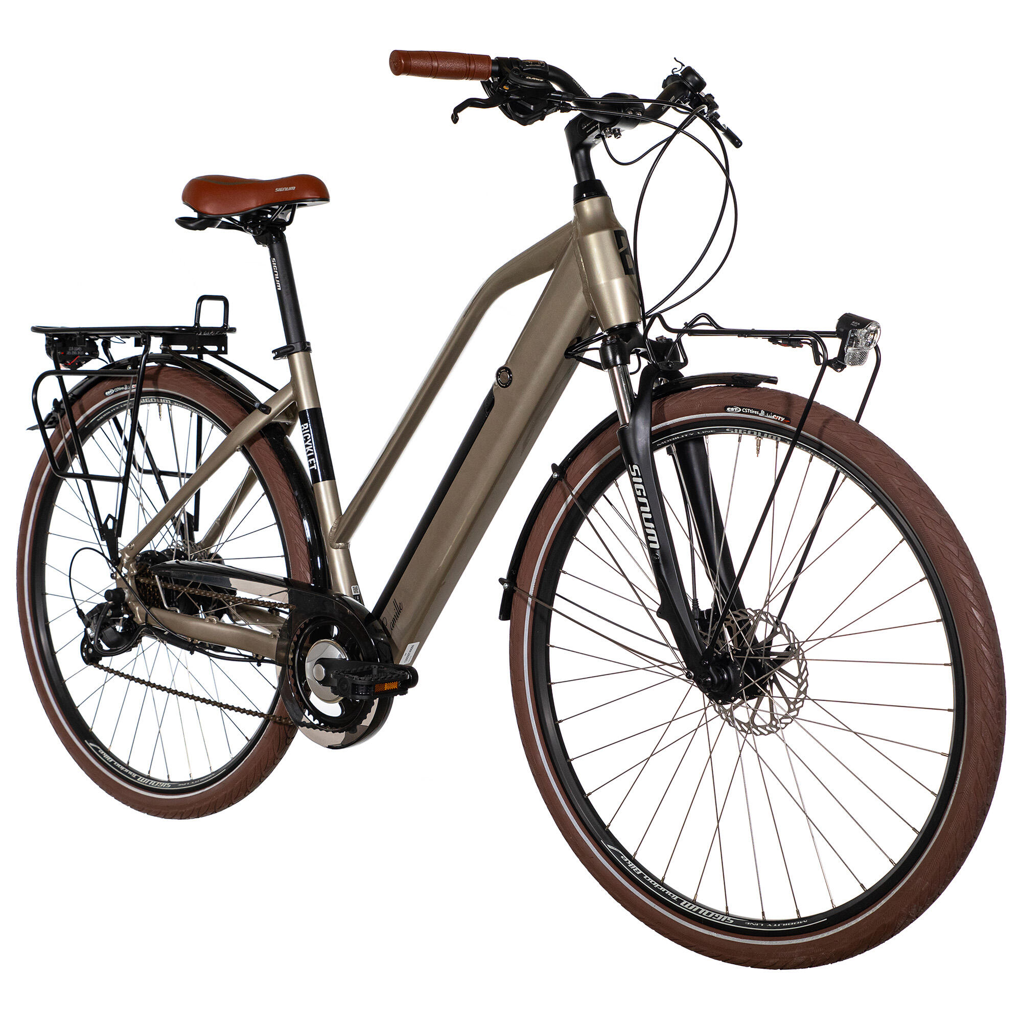 VÉLO VILLE ÉLECTRIQUE - BICYKLET CAMILLE - BEIGE BICYKLET | Decathlon