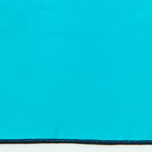 Swimming Microfibre Towel Size S 39 x 55 cm double-sided blue/green ...