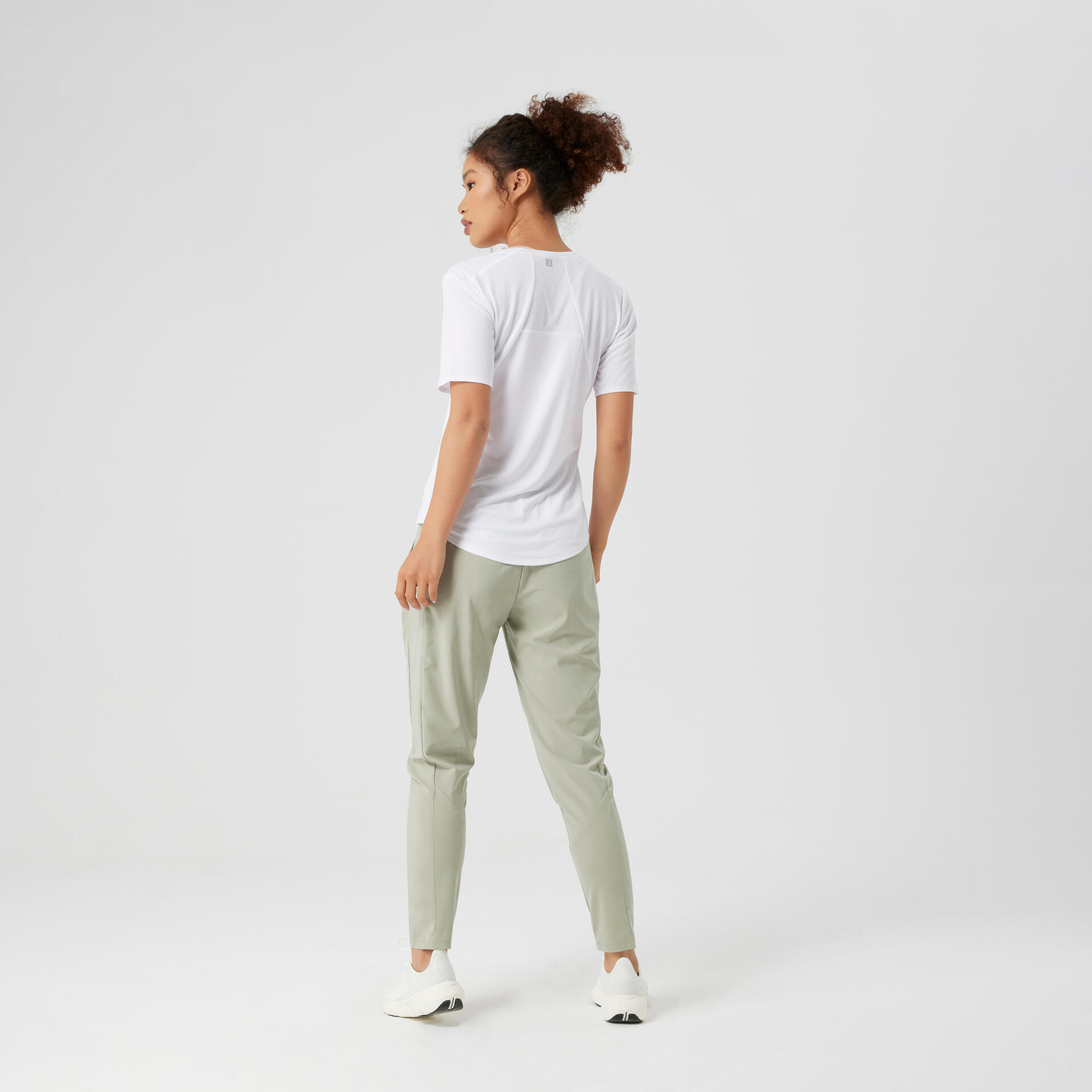 Women's Fitness Cardio Carrot-Cut Jogging Bottoms - Green