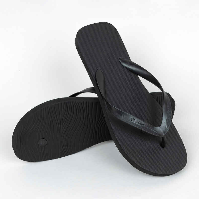 Chanclas negras para hombre 100 - Decathlon