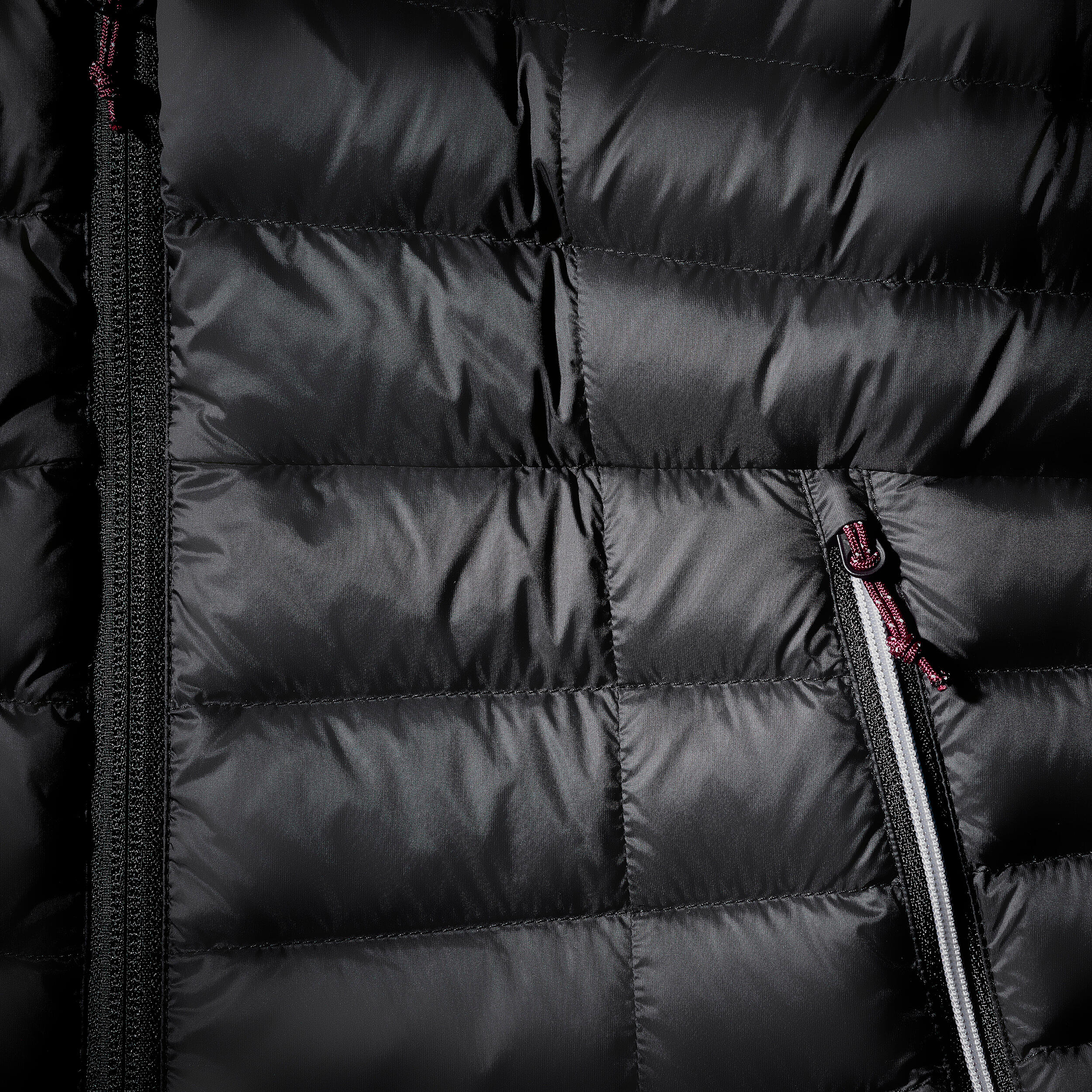 Women’s Hiking Down Vest - MT 100 Black - Black, Grey - Forclaz - Decathlon