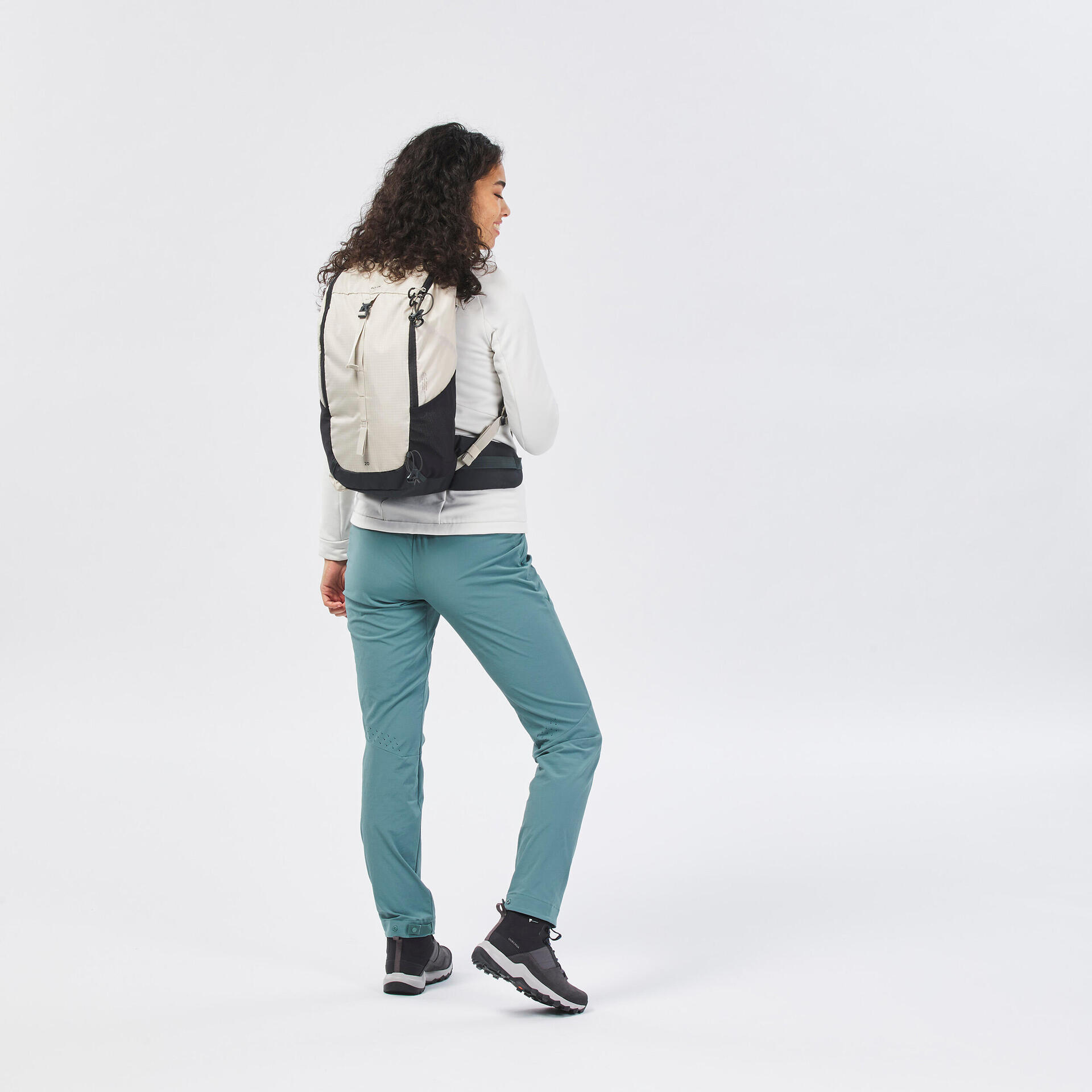 20 L Mountain Hiking Backpack - MH100 - Beige