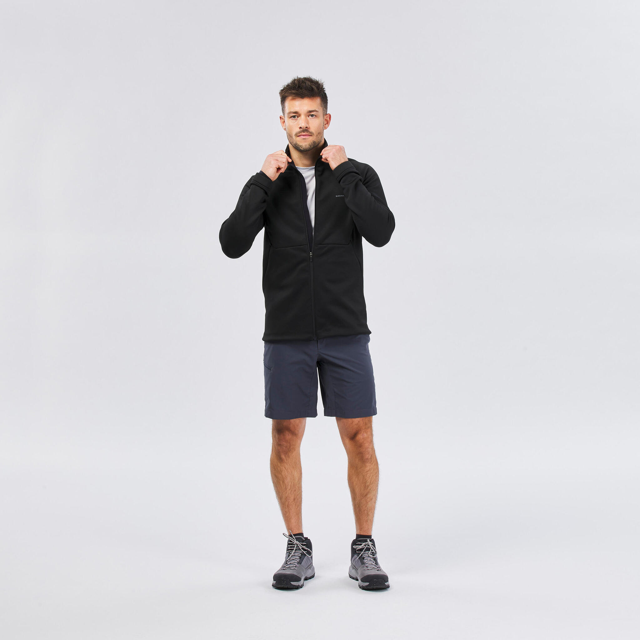 Men’s Hiking Shorts MH100 - Grey