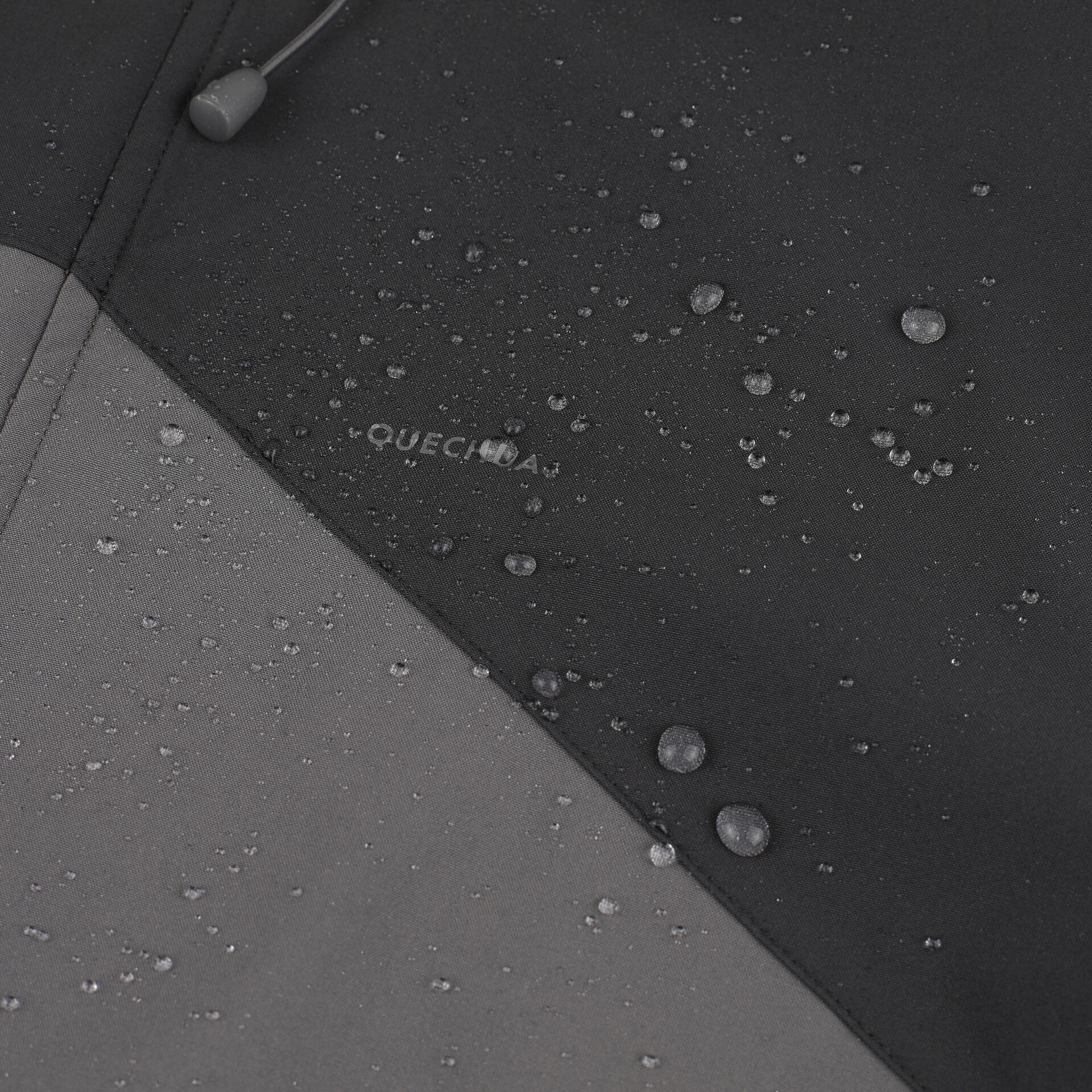 Men's Waterproof and Lightweight Hiking Jacket MH150-Grey