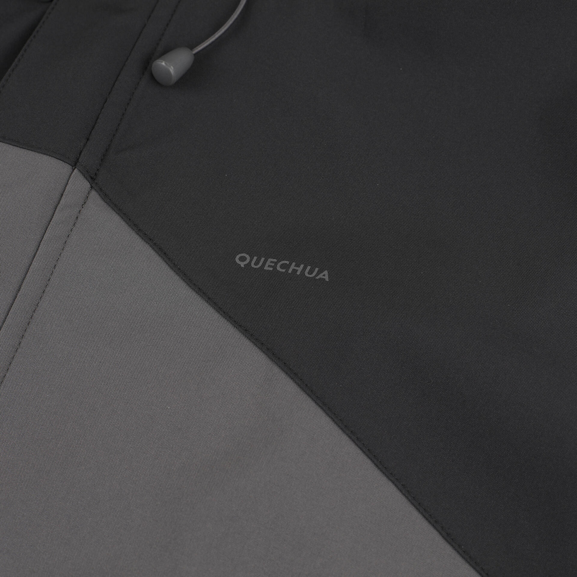 Men's Waterproof and Lightweight Hiking Jacket MH150-Grey