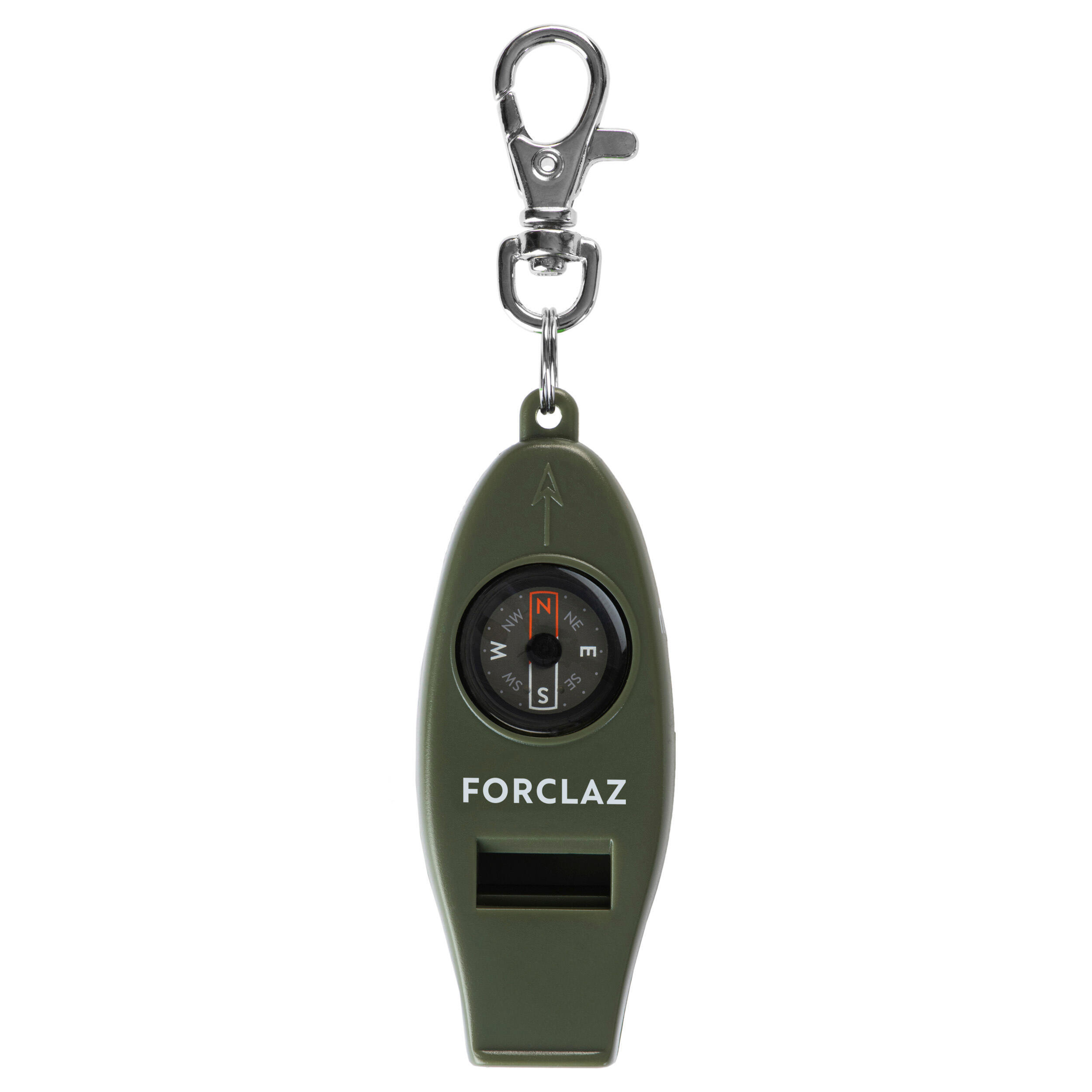 50 MULTI-PURPOSE WHISTLE AND ORIENTEERING COMPASS - KHAKI GEONAUTE ...